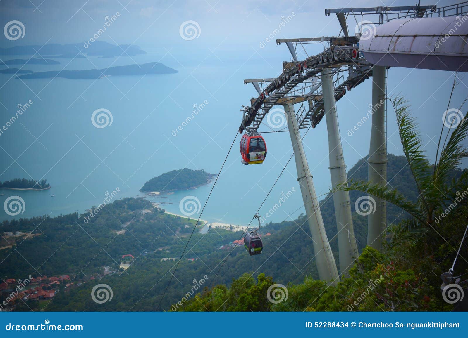 Cable car editorial stock image. Image of famous, fort - 52288434