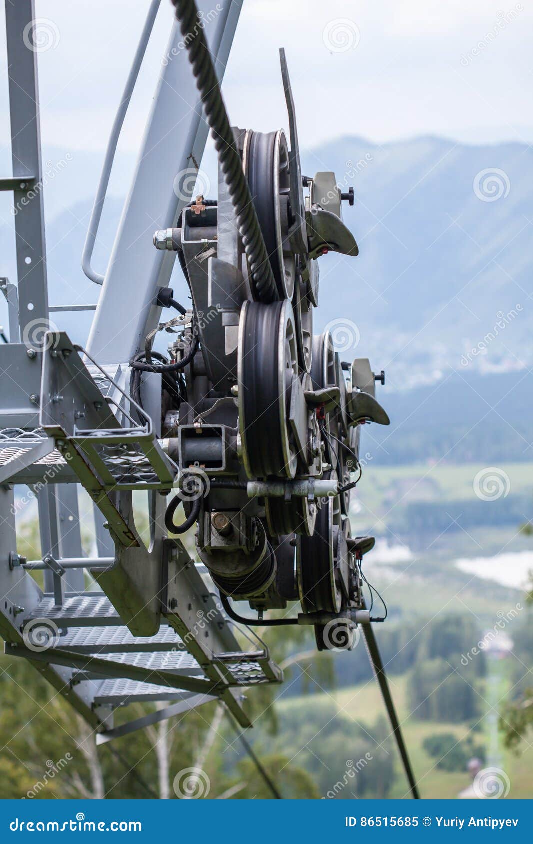 Cable car stock image. Image of transportation, steel - 86515685