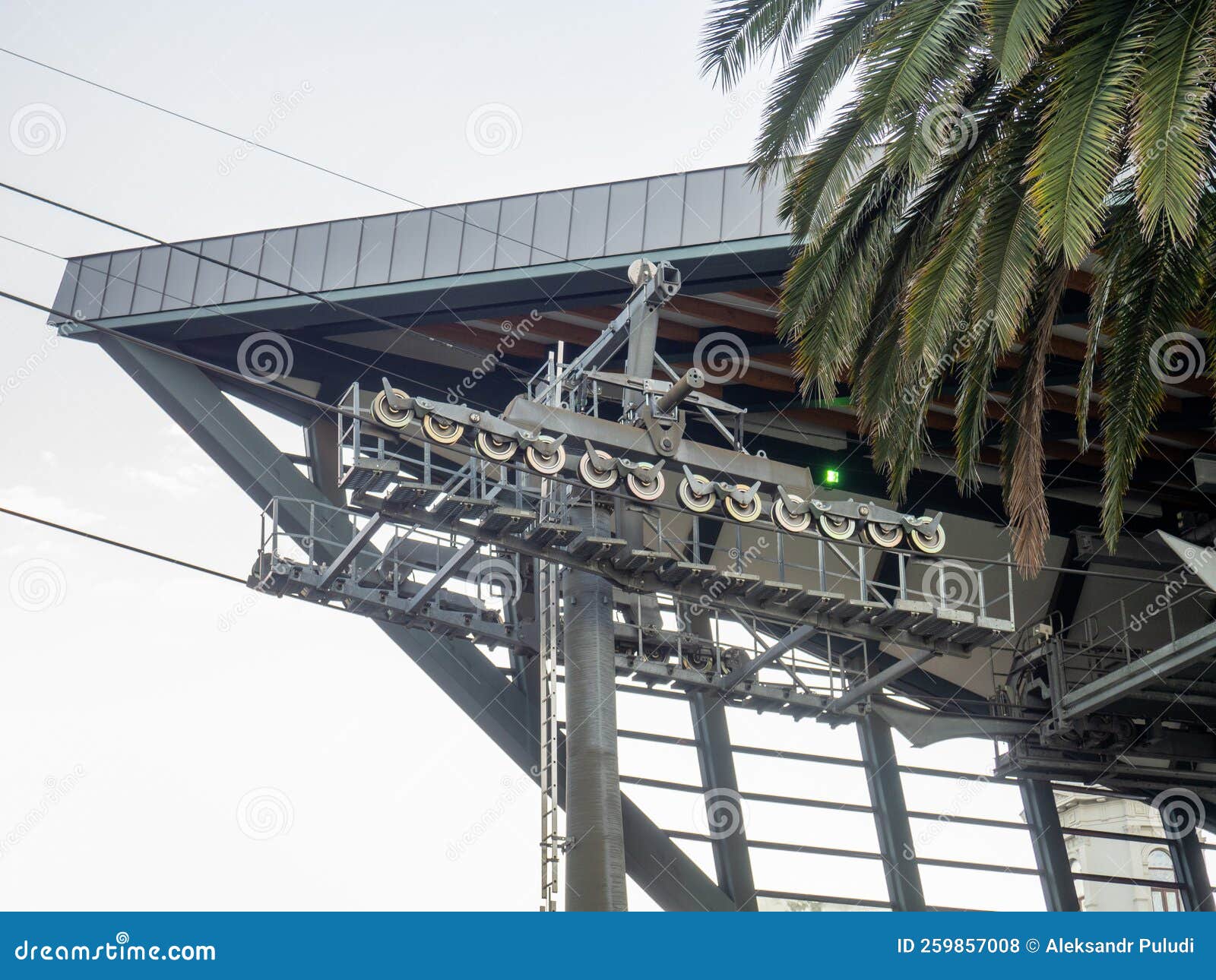 Cable Car Mechanism. Technology. Lifting Mechanism Stock Photography ...