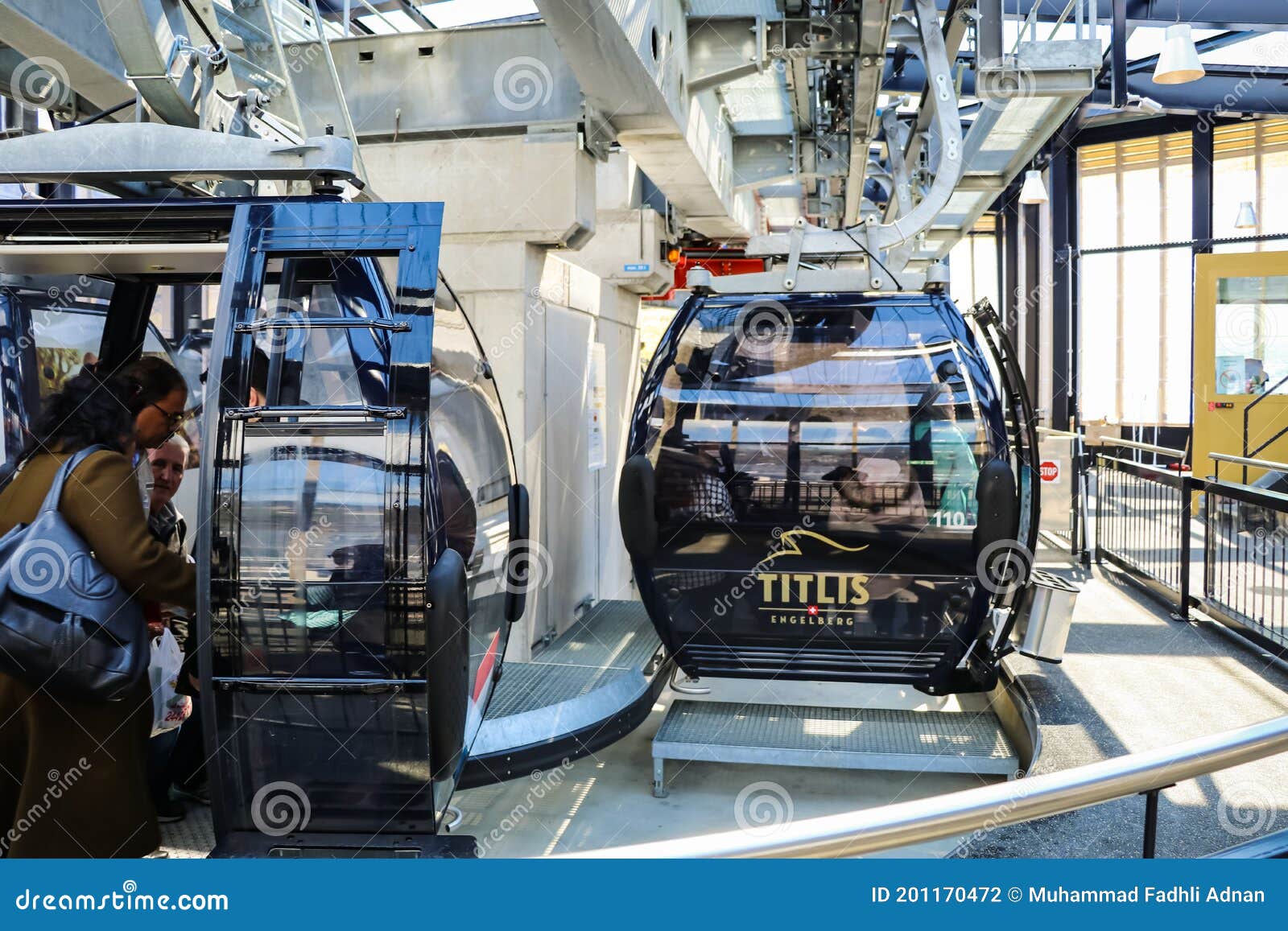 The Cable Car at Mount Titlis Editorial Photography - Image of peak ...