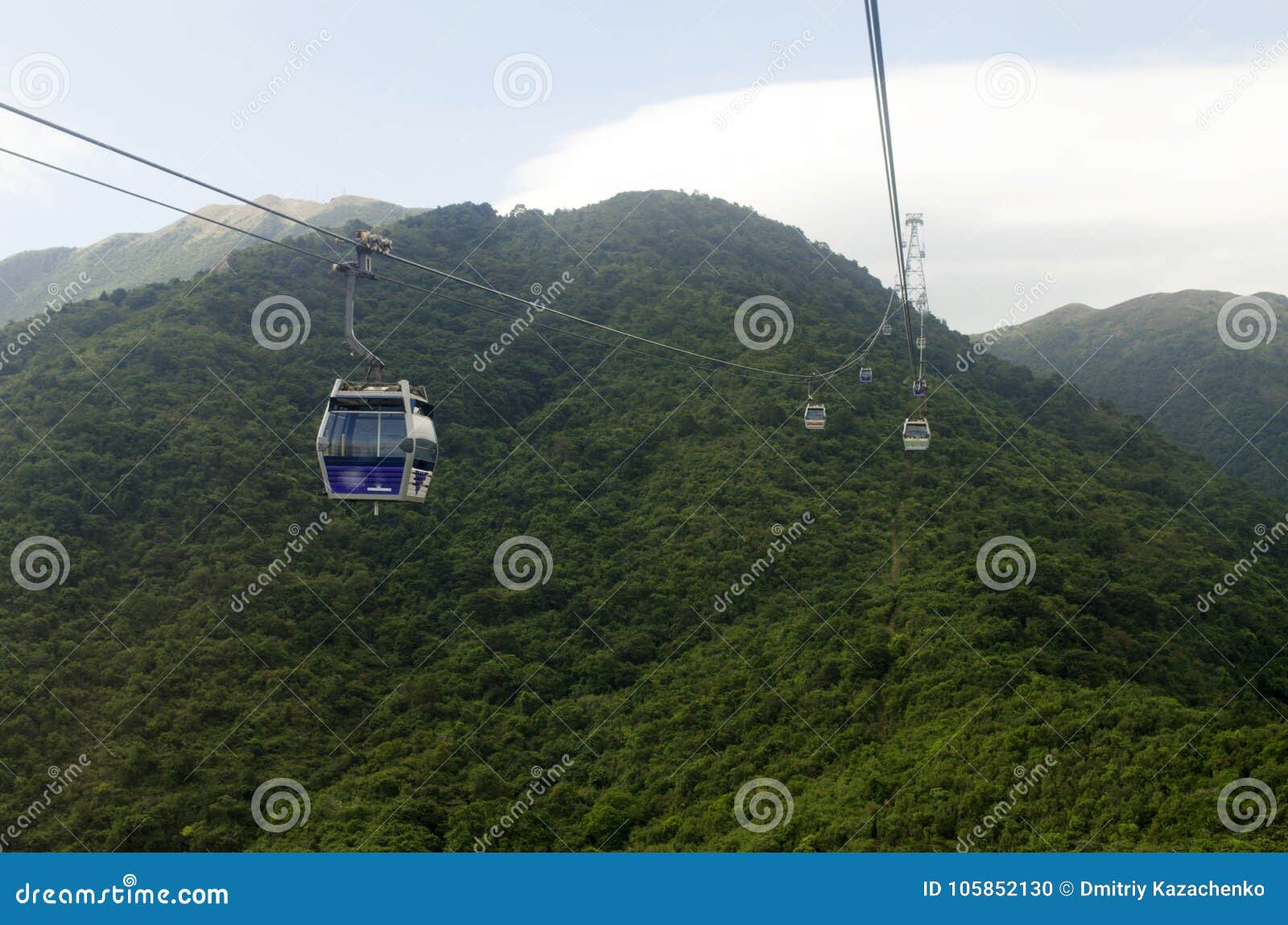 Cable car stock photo. Image of ping, outdoors, oriental - 105852130