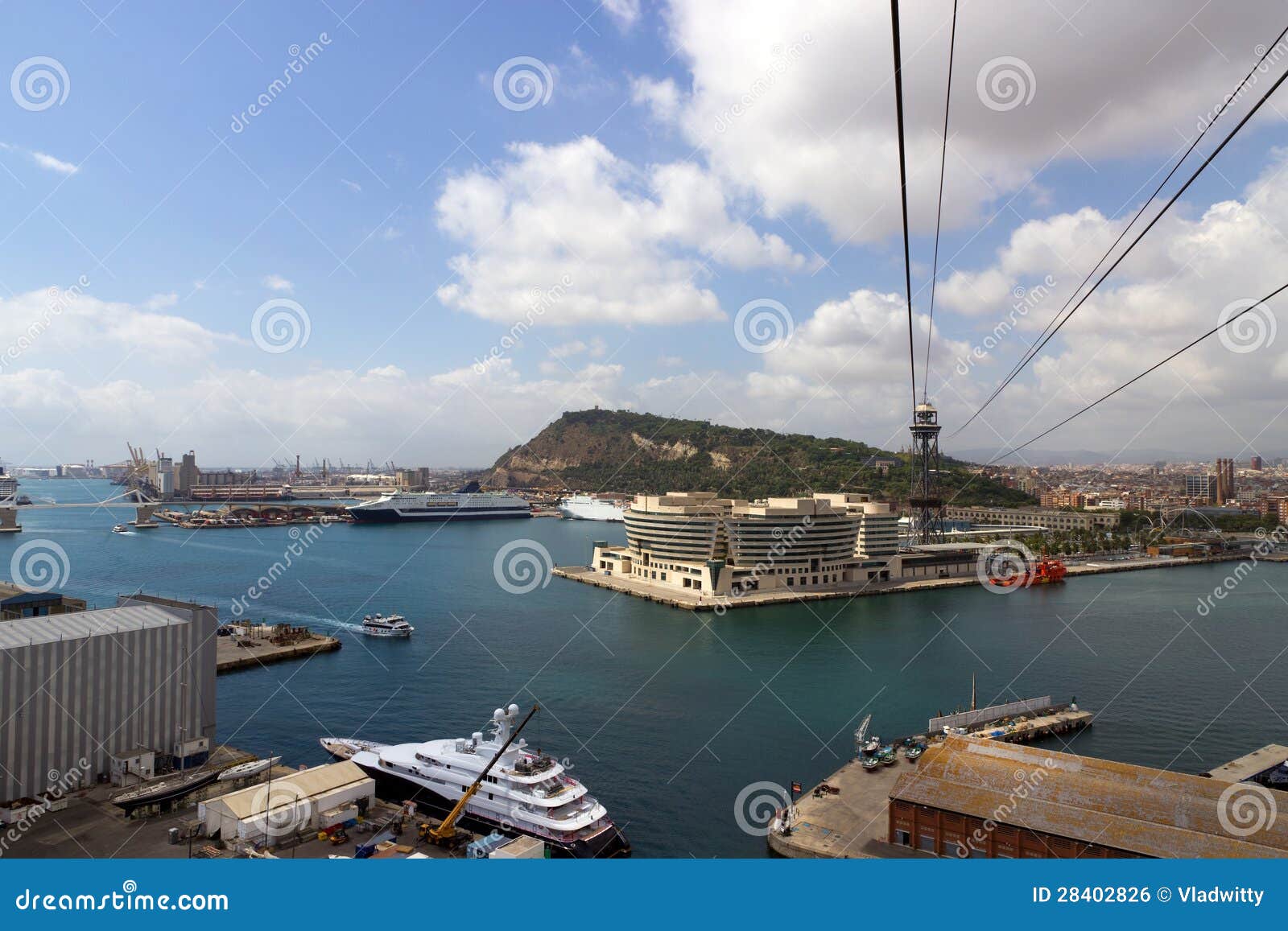 Cable car ride stock photo. Image of track, spanish, destinations ...