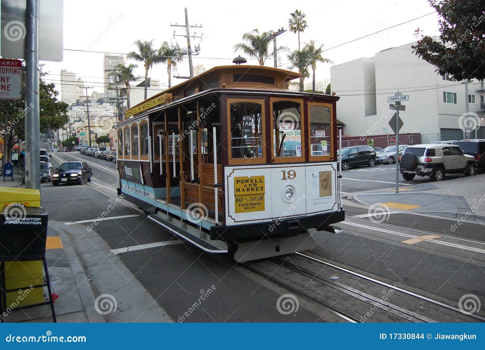 Cable Car in San Francisco, California Editorial Stock Image - Image of ...