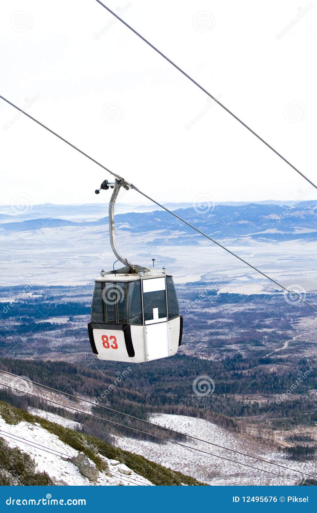 Cable Car, Slovakia Mountains Stock Photo - Image of national, hill ...