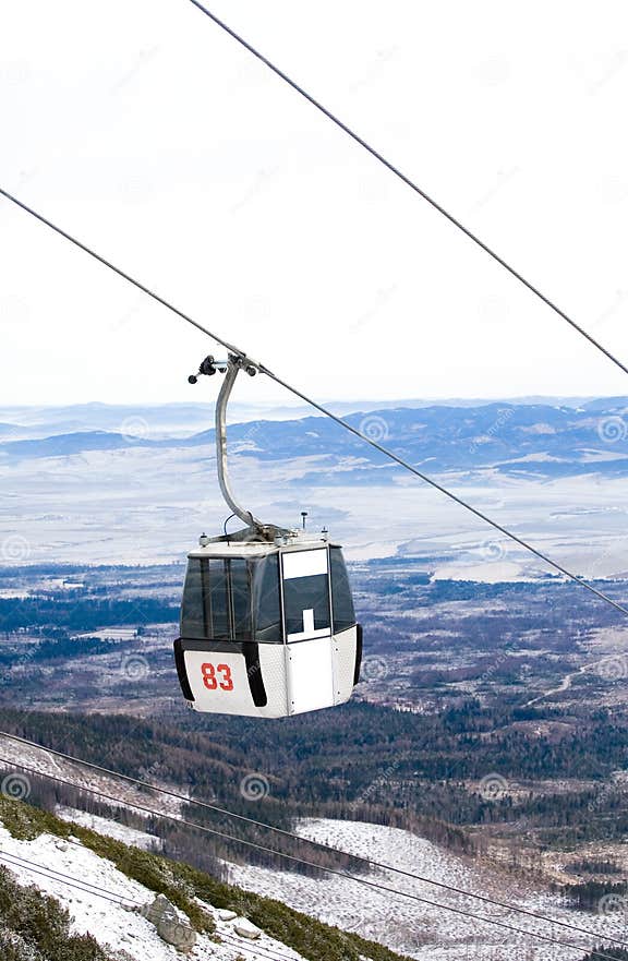 Cable Car, Slovakia Mountains Stock Photo - Image of national, hill ...