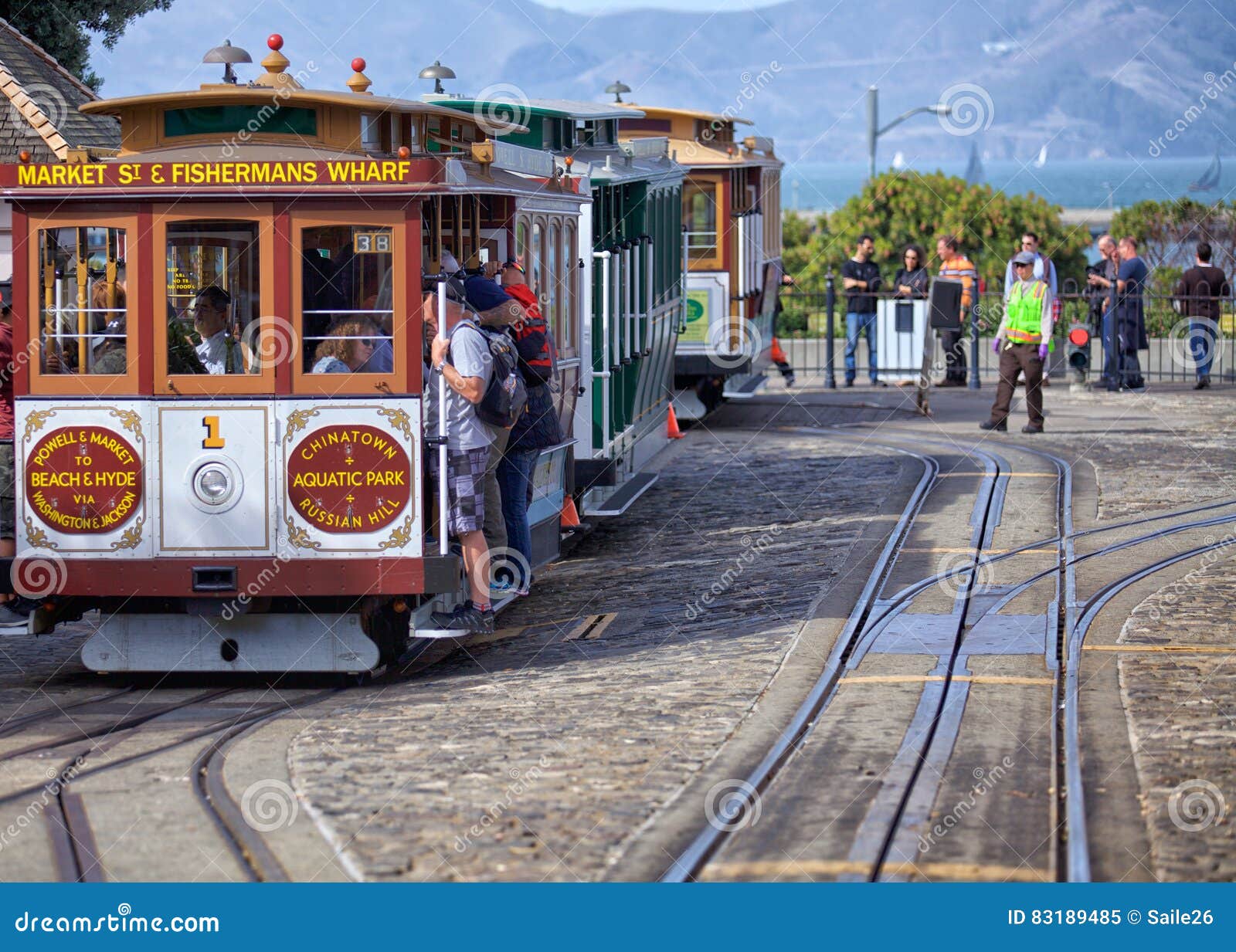 Cable Car at Terminal Station Editorial Image - Image of francisco ...