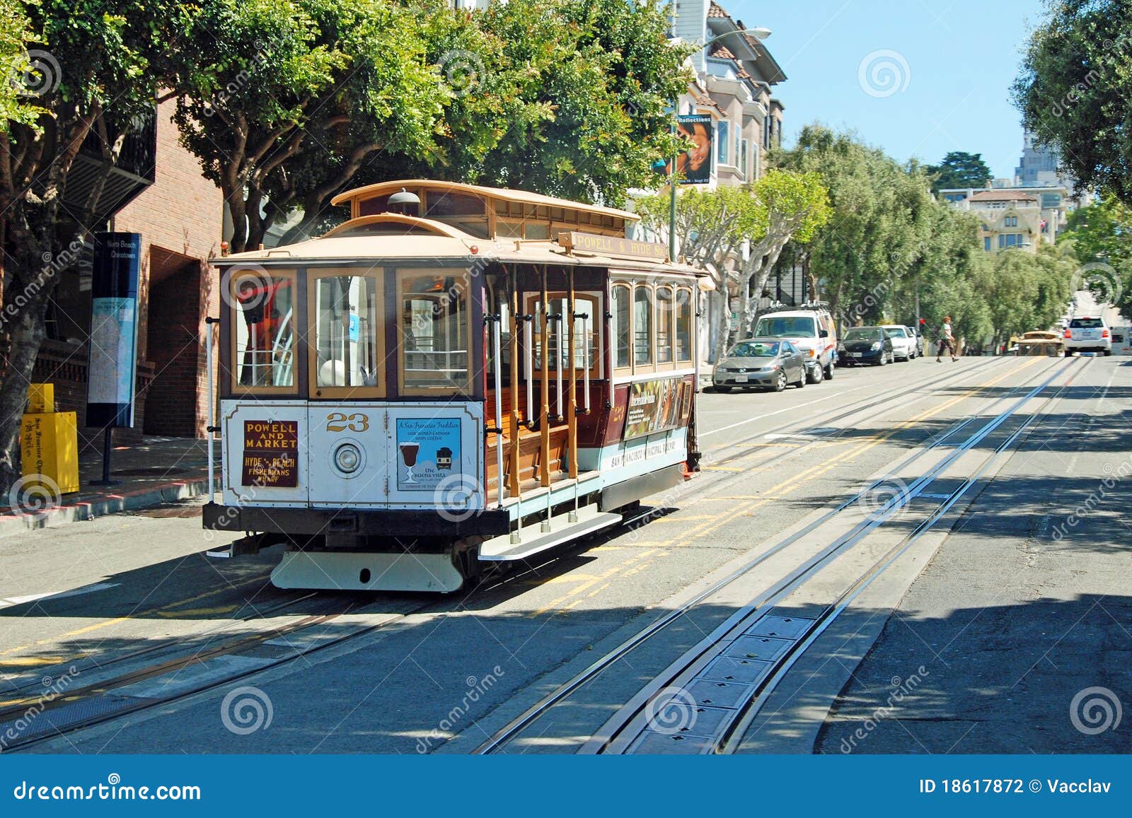 Cable Car Tram in San Francisco, USA Editorial Photography - Image of ...