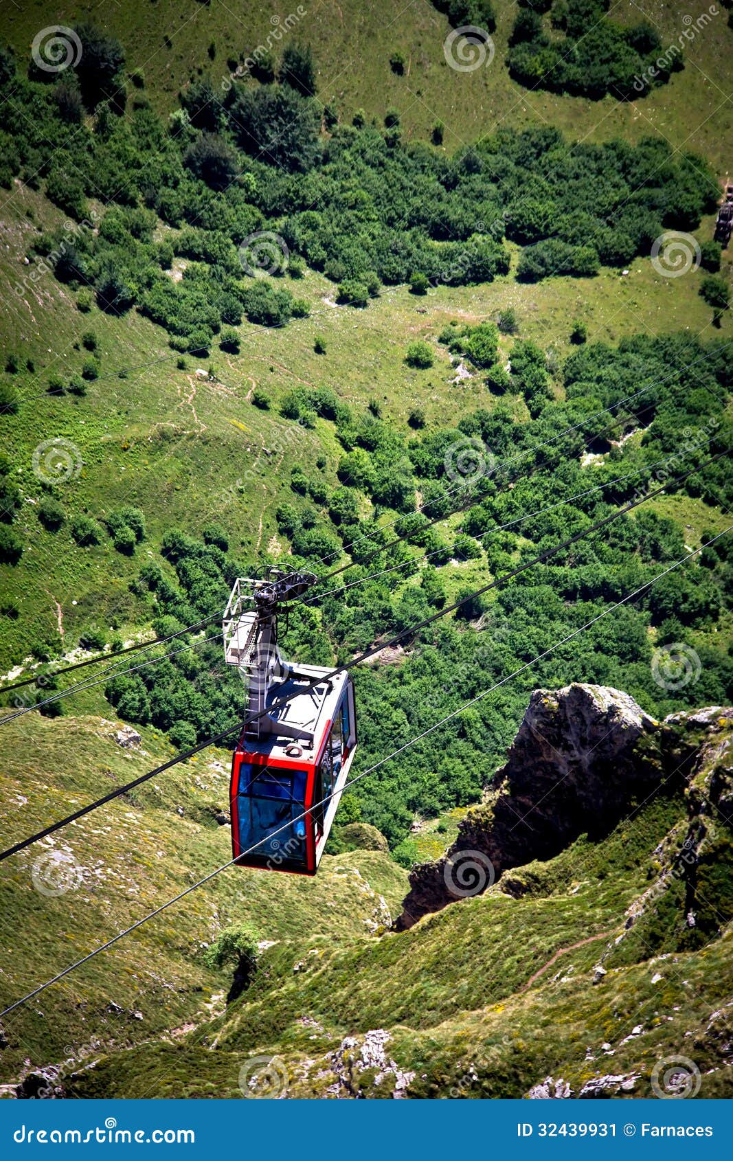 Cable car stock image. Image of ride, teleferico, cable - 32439931