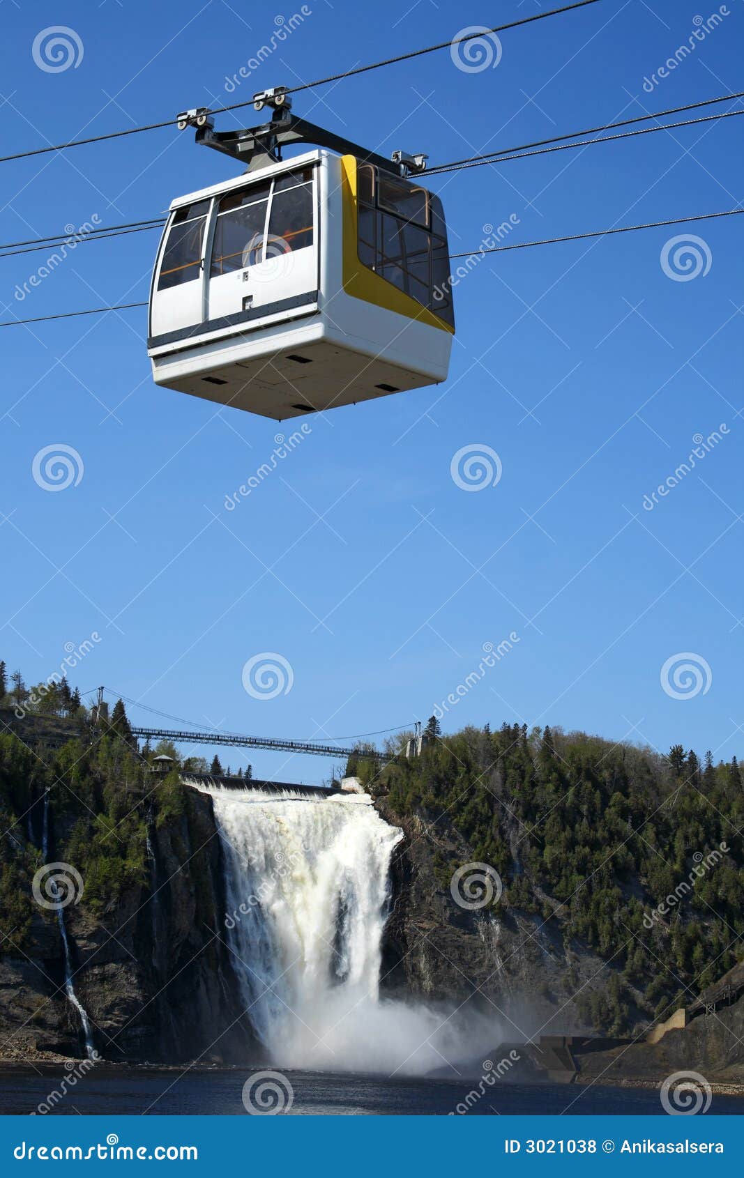 Cable Car And Waterfall Picture. Image: 3021038