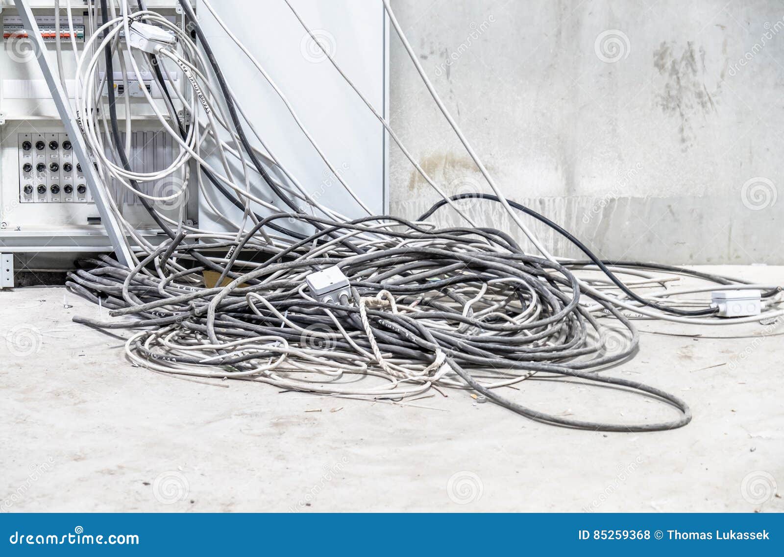 Cable chaos stock photo. Image of disorder, extension - 85259368
