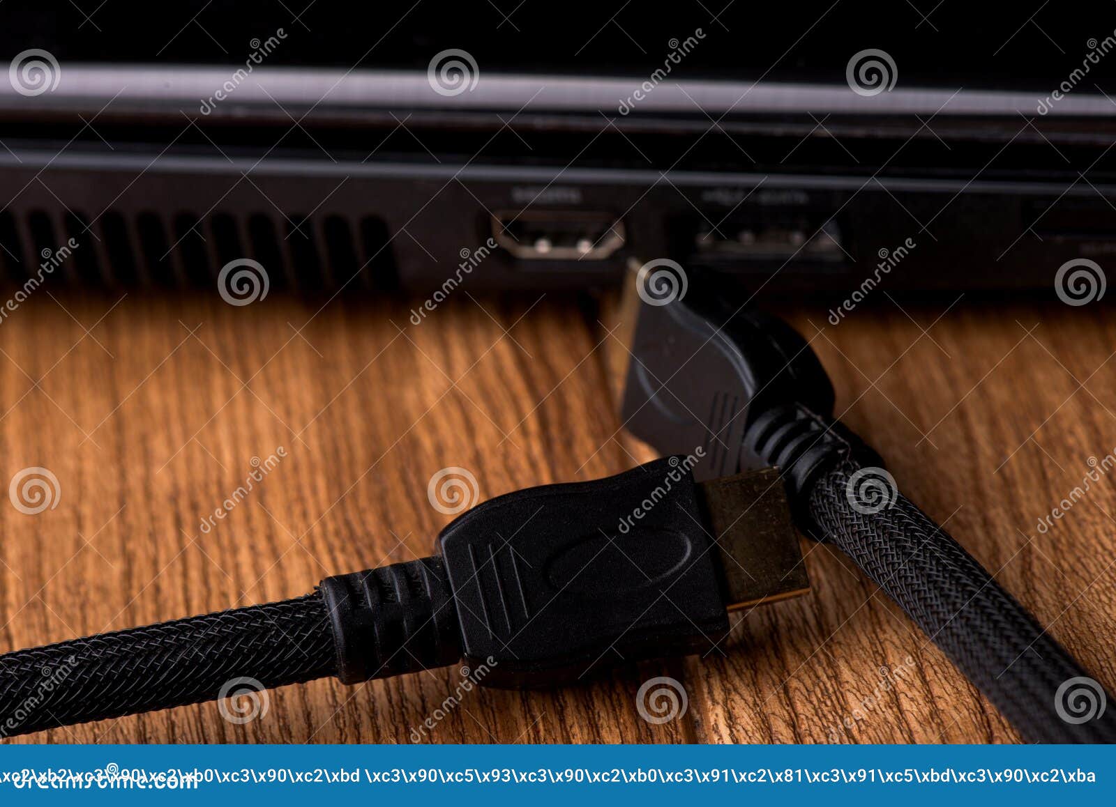HDMI Cable Close-up. HDMI Connector. HDMI Plug Stock Photo - Image of ...