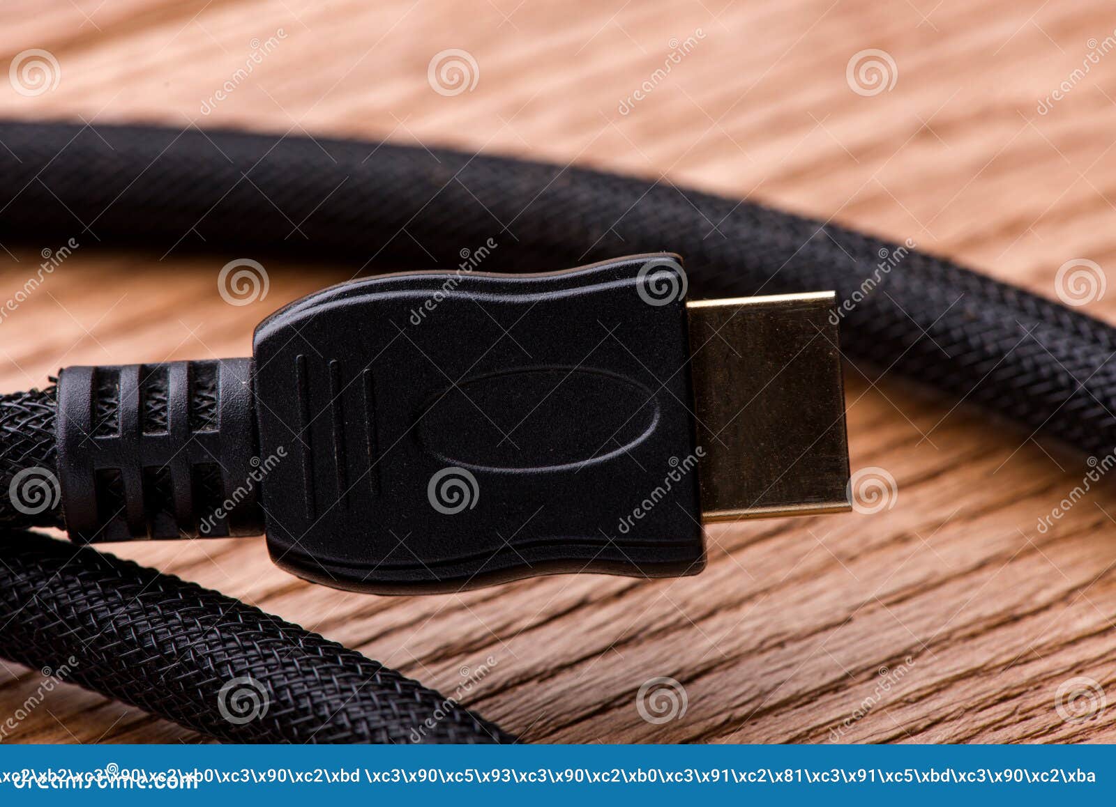 HDMI Cable Close-up. HDMI Connector. HDMI Plug Stock Image - Image of ...