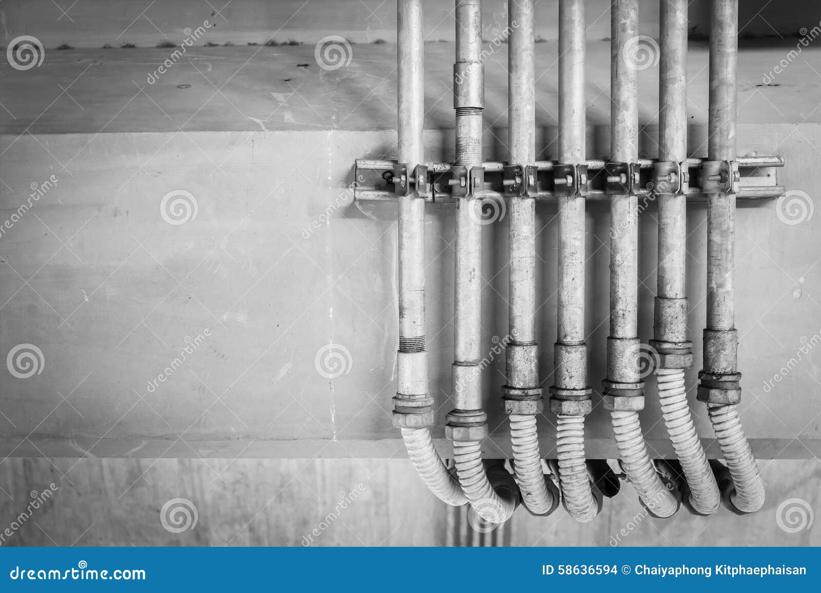 Cable Conduit stock photo. Image of power, piping, cable - 58636594