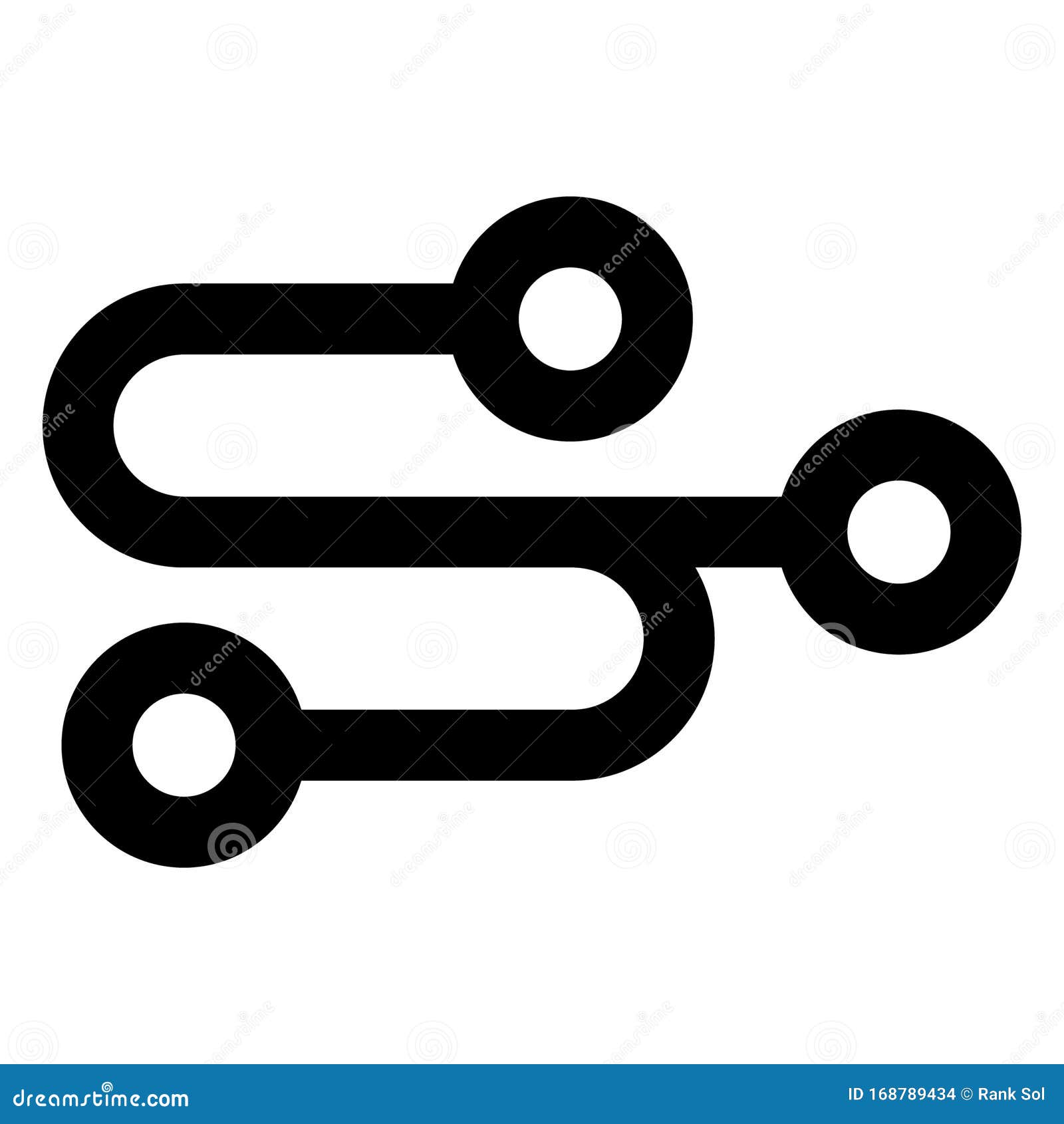 Cable, Connection Bold Vector Icon Which Can Be Easily Edited or ...
