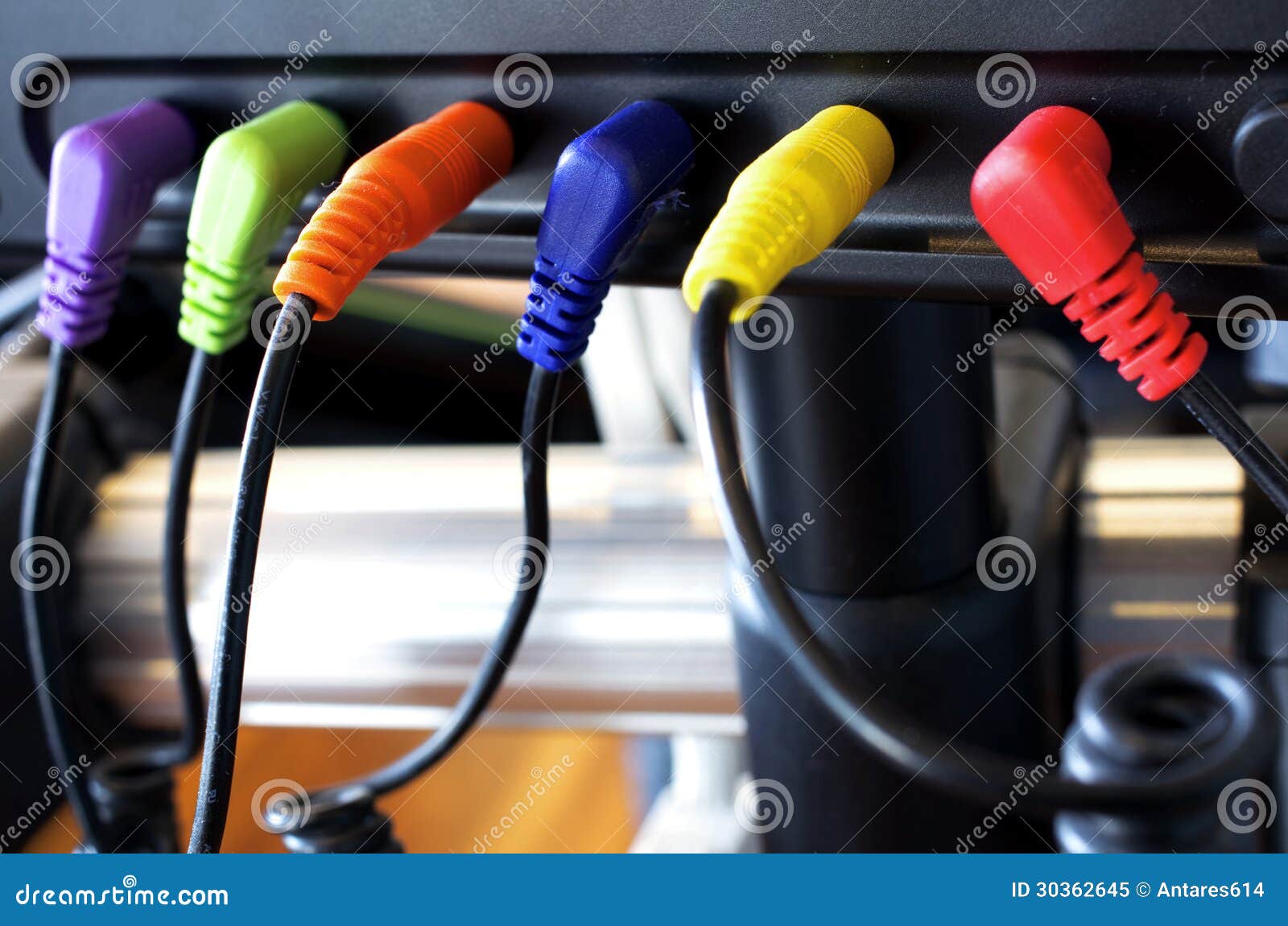 Cable connections stock image. Image of electronic, connection - 30362645