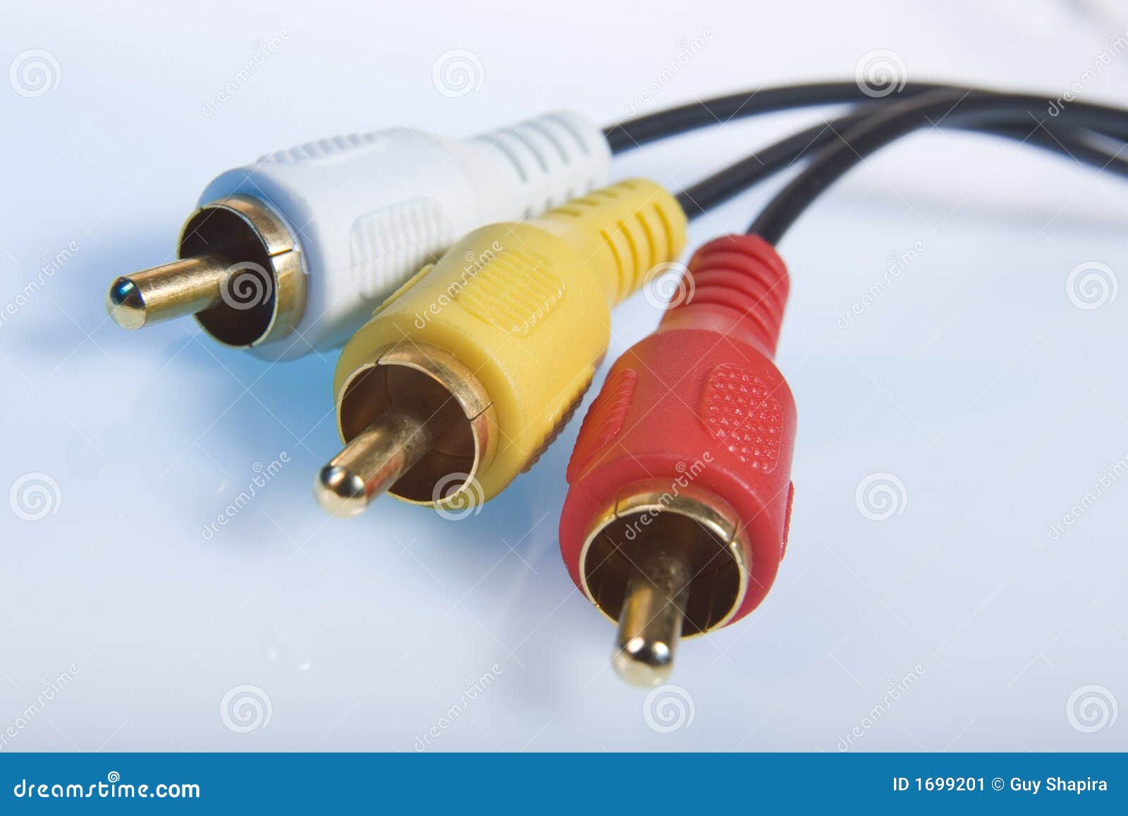 Usb Cable And Av Connector Background Series Stock Image ...