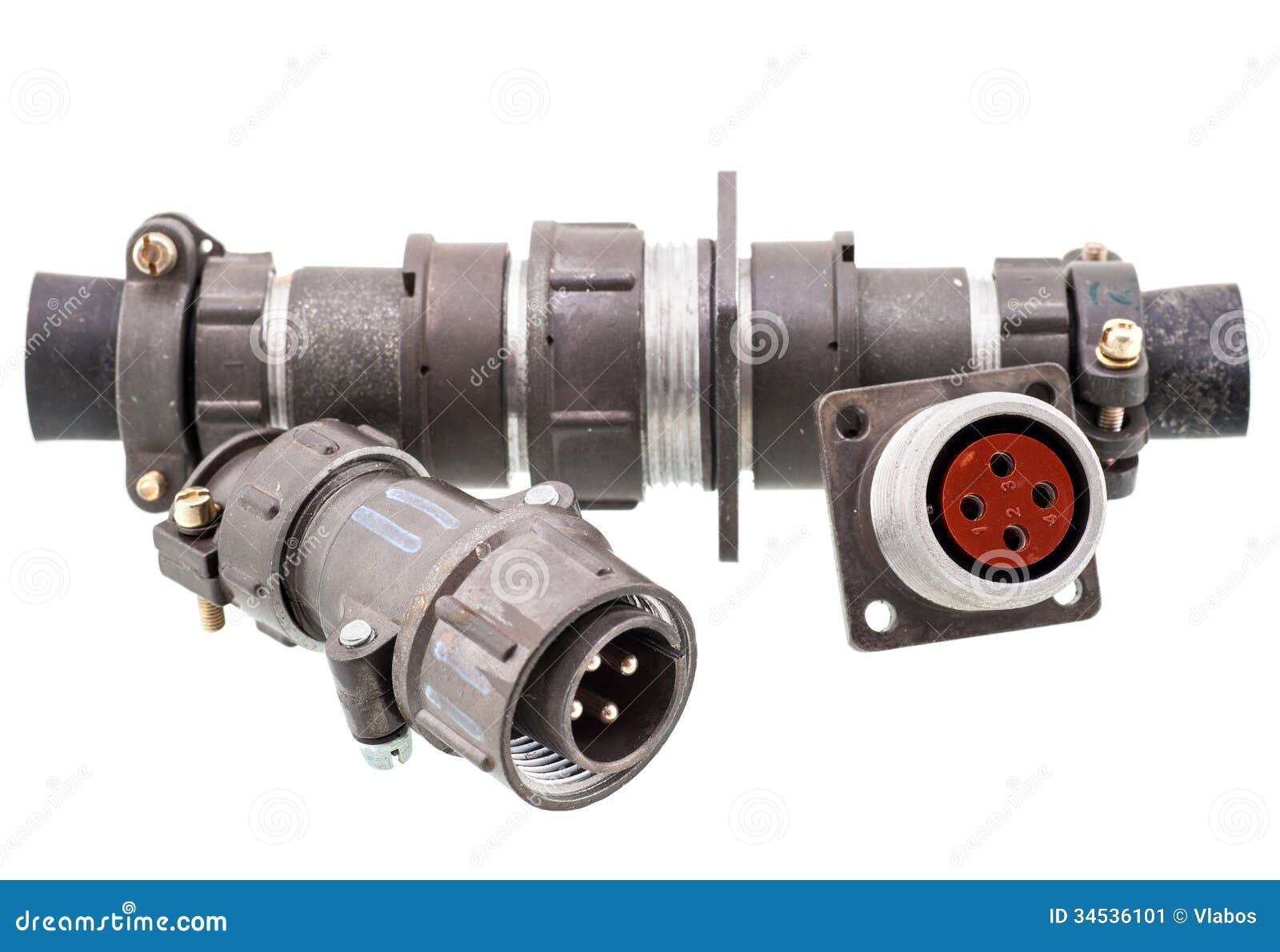 Cable Connectors stock image. Image of communication - 34536101