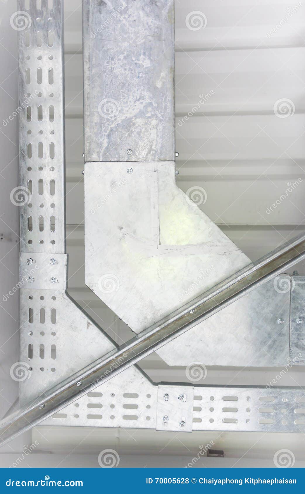 Cable Containment Work stock photo. Image of fire, construction - 70005628