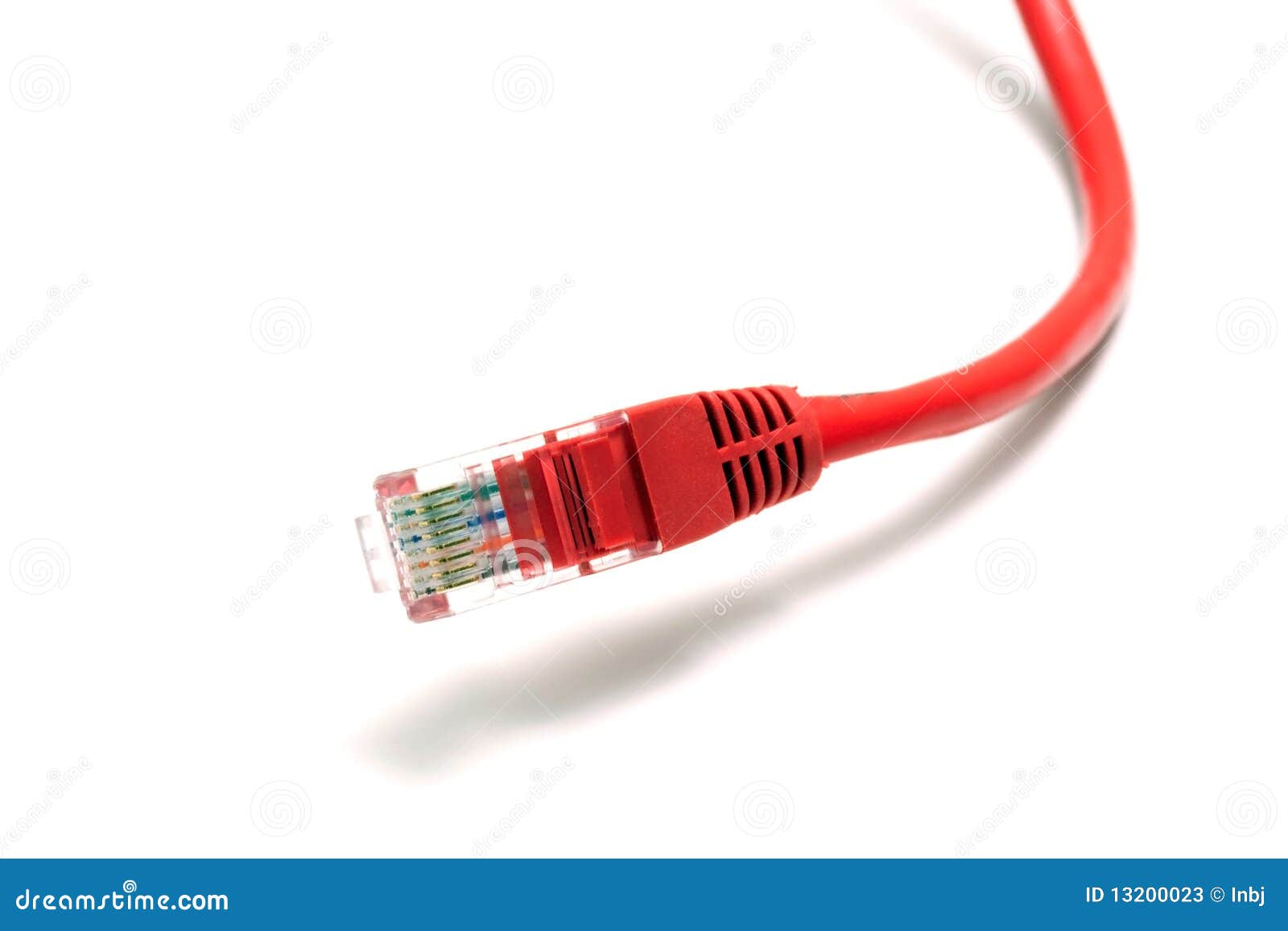 Cable De La Red De Ordenadores Imagen de archivo - Imagen de alambre ...