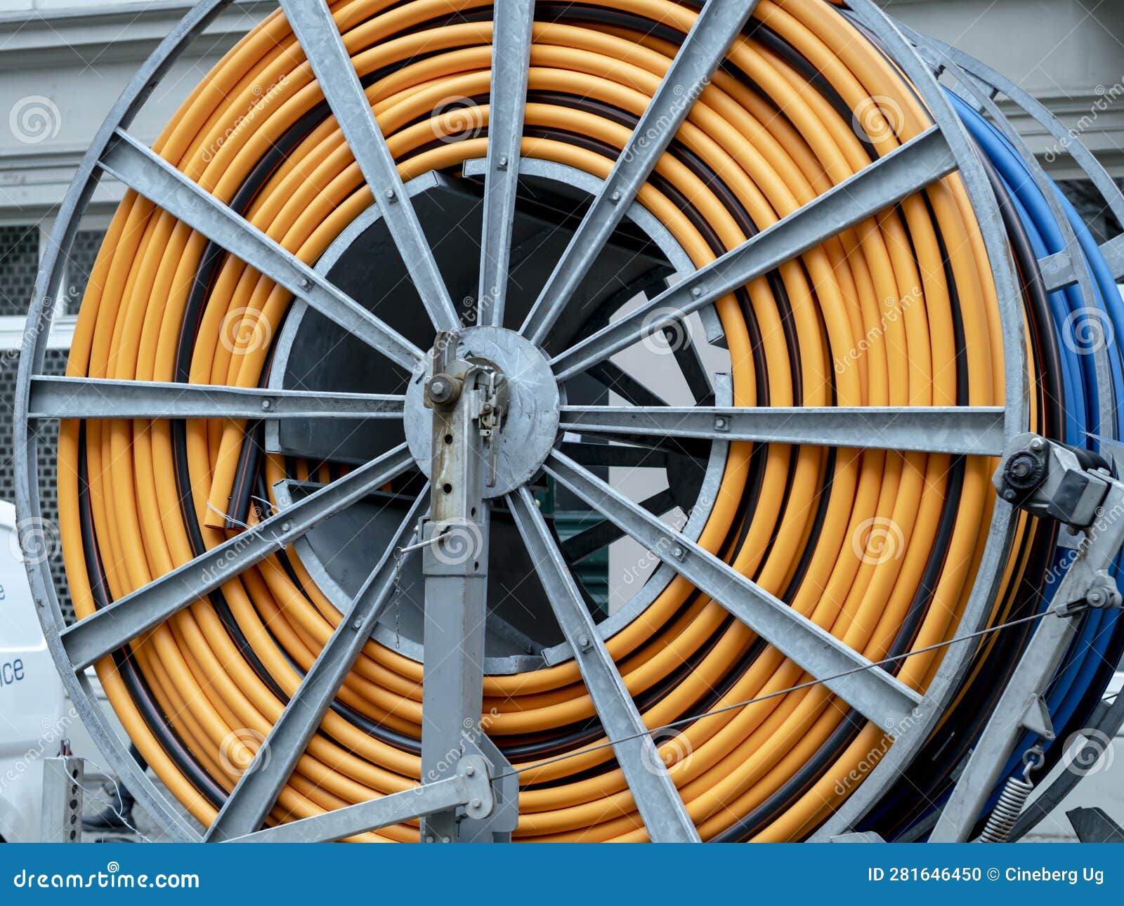 Cable drum stock photo. Image of electricity, energy - 281646450