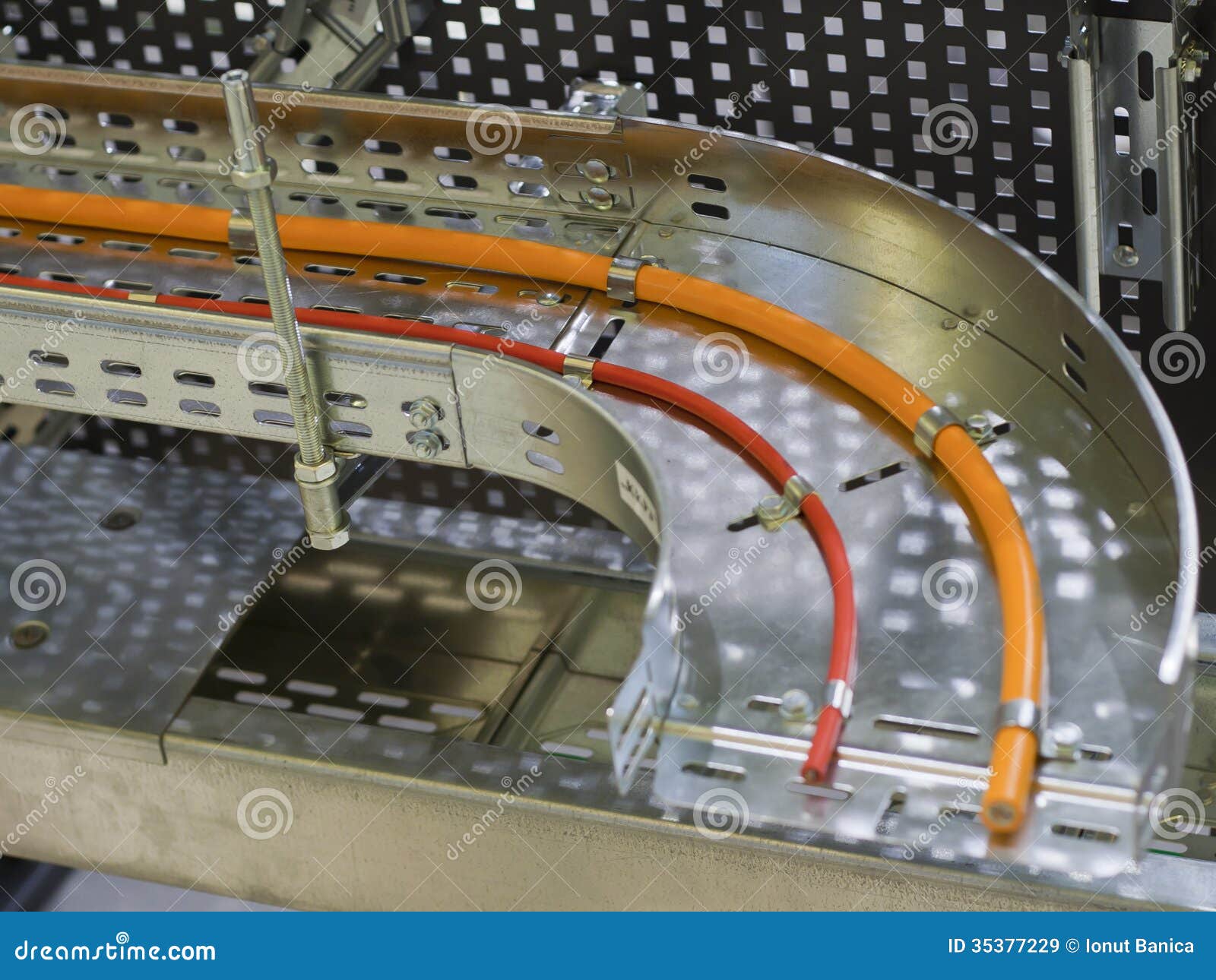 Cable duct stock image. Image of industrial, cables, detail - 35377229