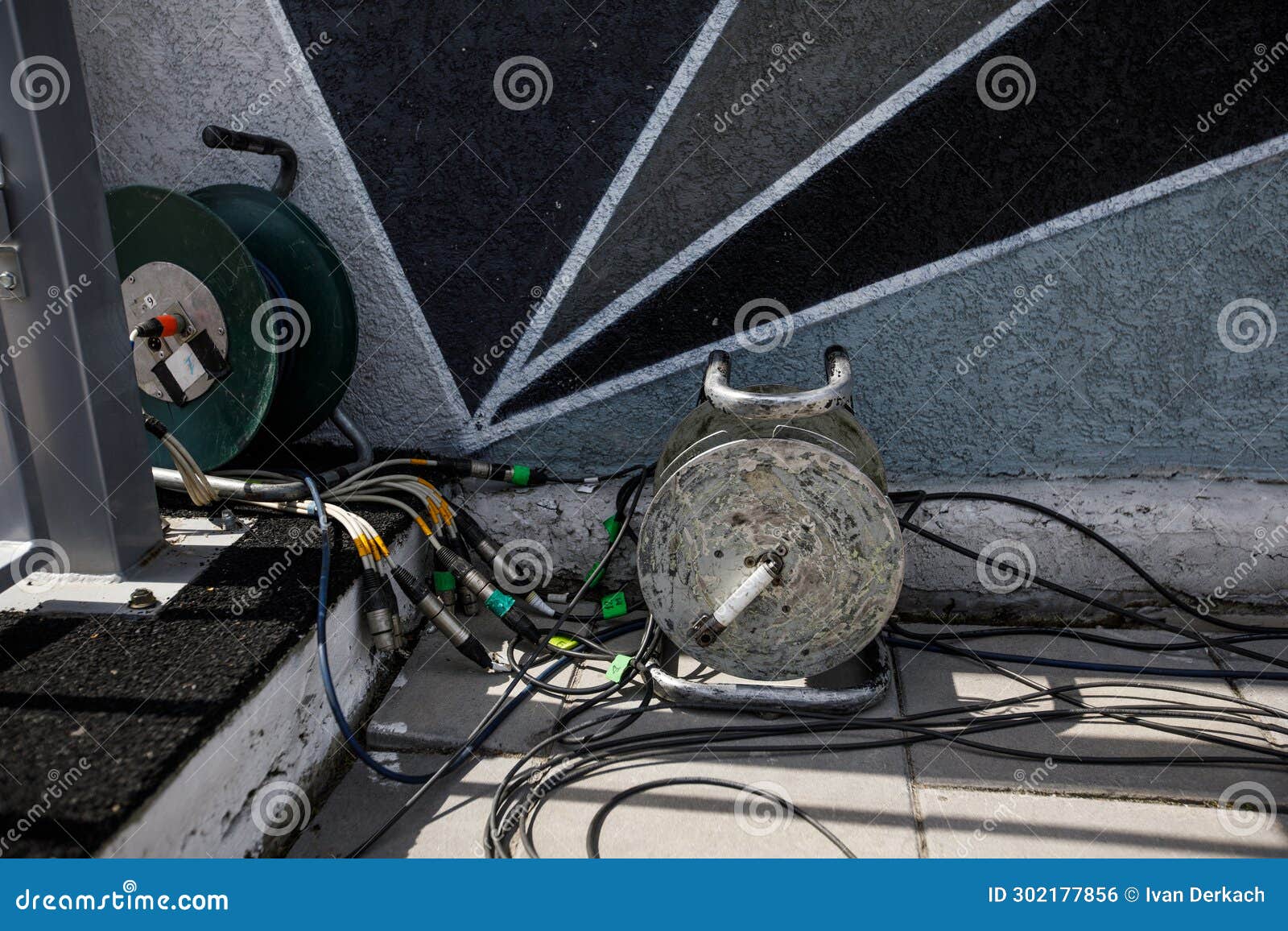 Cable and Electric Cable Extensions Stock Photo - Image of outlet ...