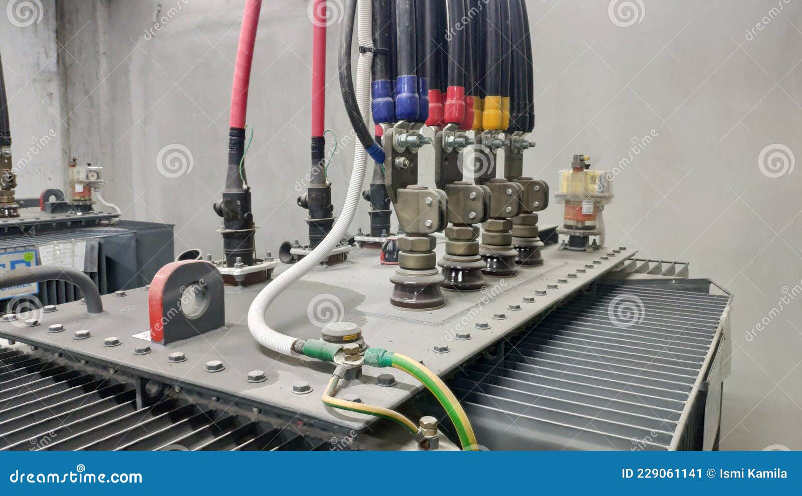 Cable Electric Trafo stock image. Image of electrical - 229061141