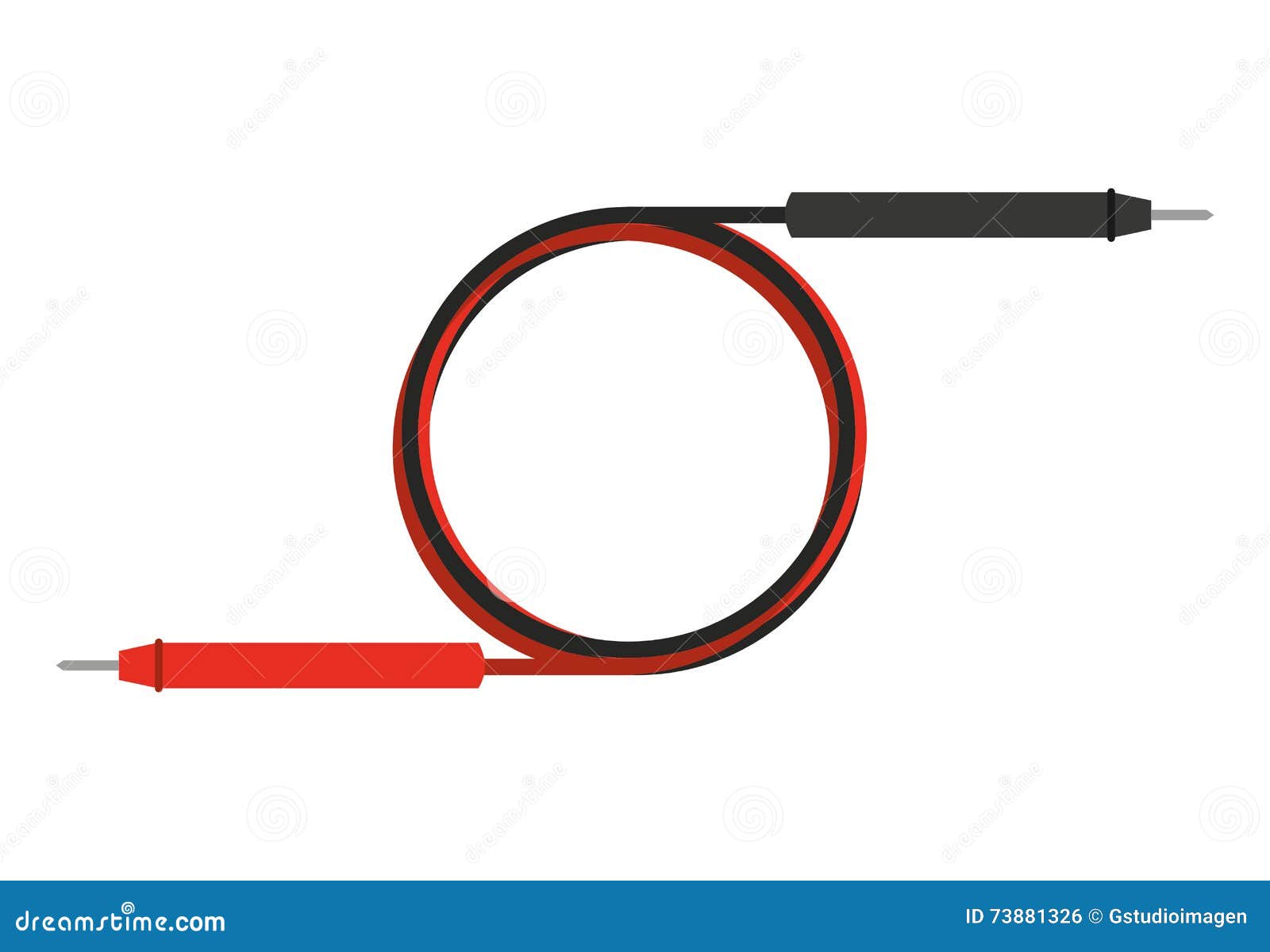 Cable Electrical Tester Isolated Icon Design Stock Illustration ...