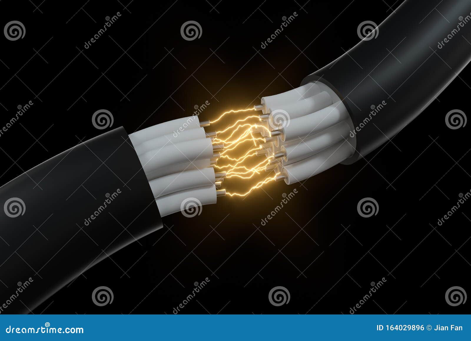 Cable with Extended Core, Electronic Connection Product, with Lightning ...