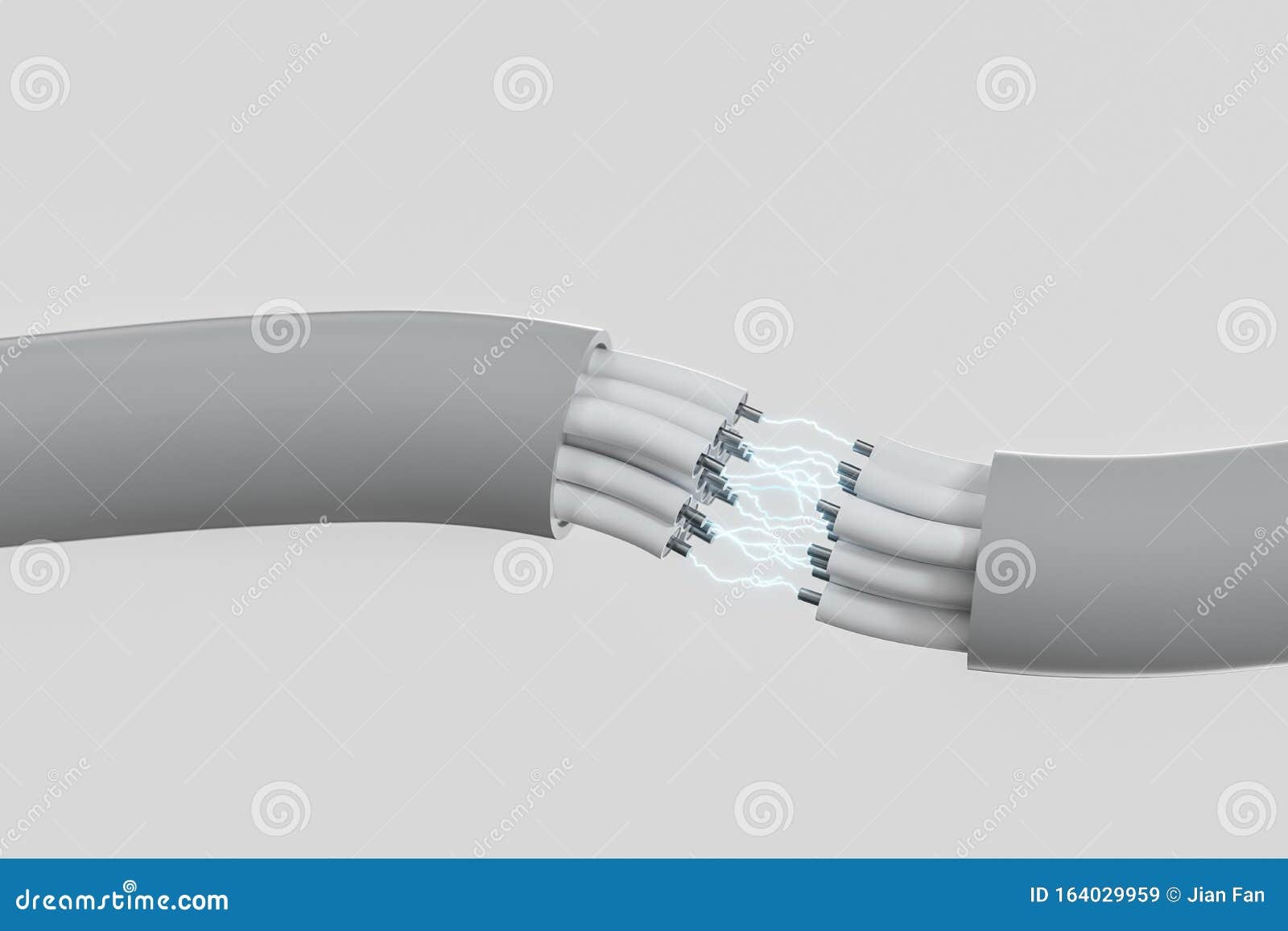 Cable with Extended Core, Electronic Connection Product, with Lightning ...