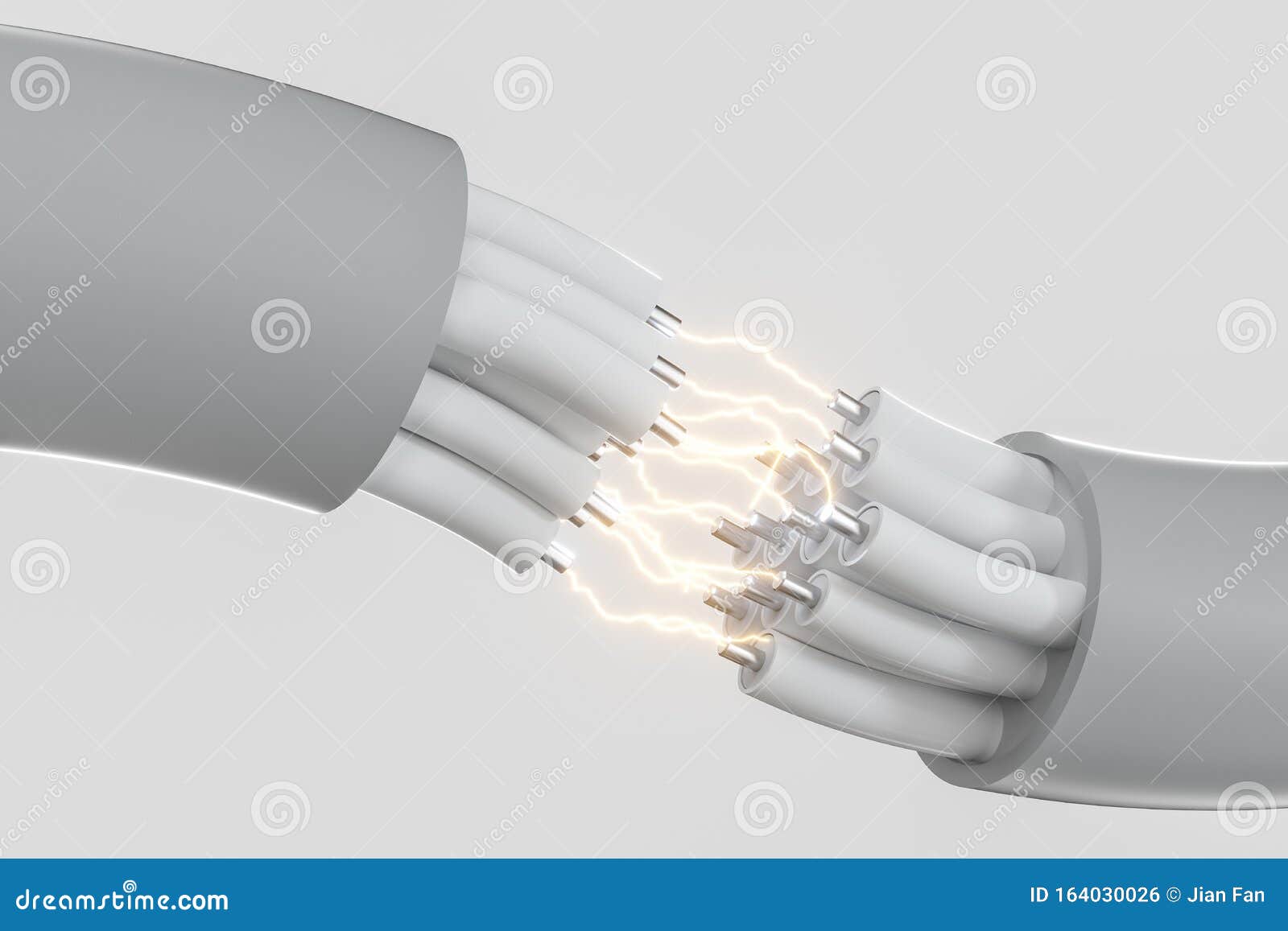 Cable with Extended Core, Electronic Connection Product, with Lightning ...