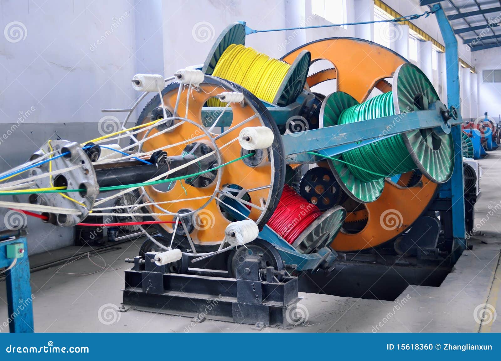 Cable Factory workshop stock photo. Image of cable, city - 15618360