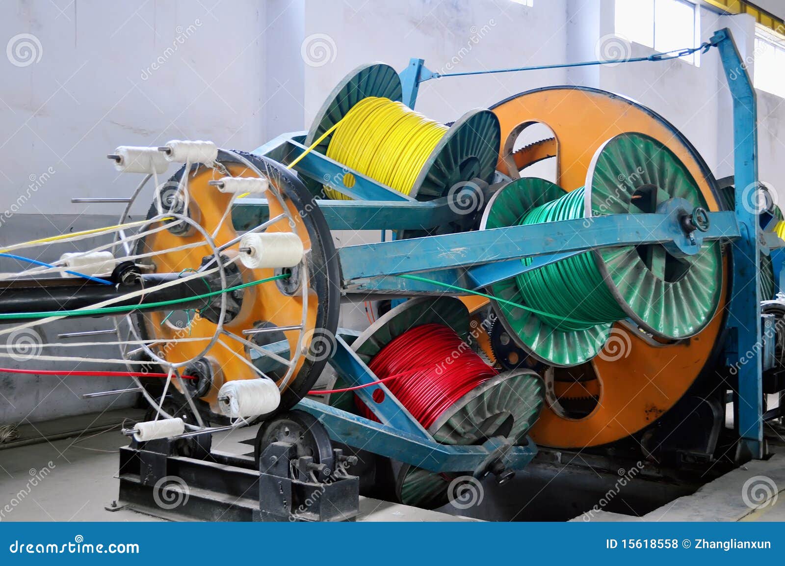 Cable Factory workshop stock photo. Image of girder, connection - 15618558