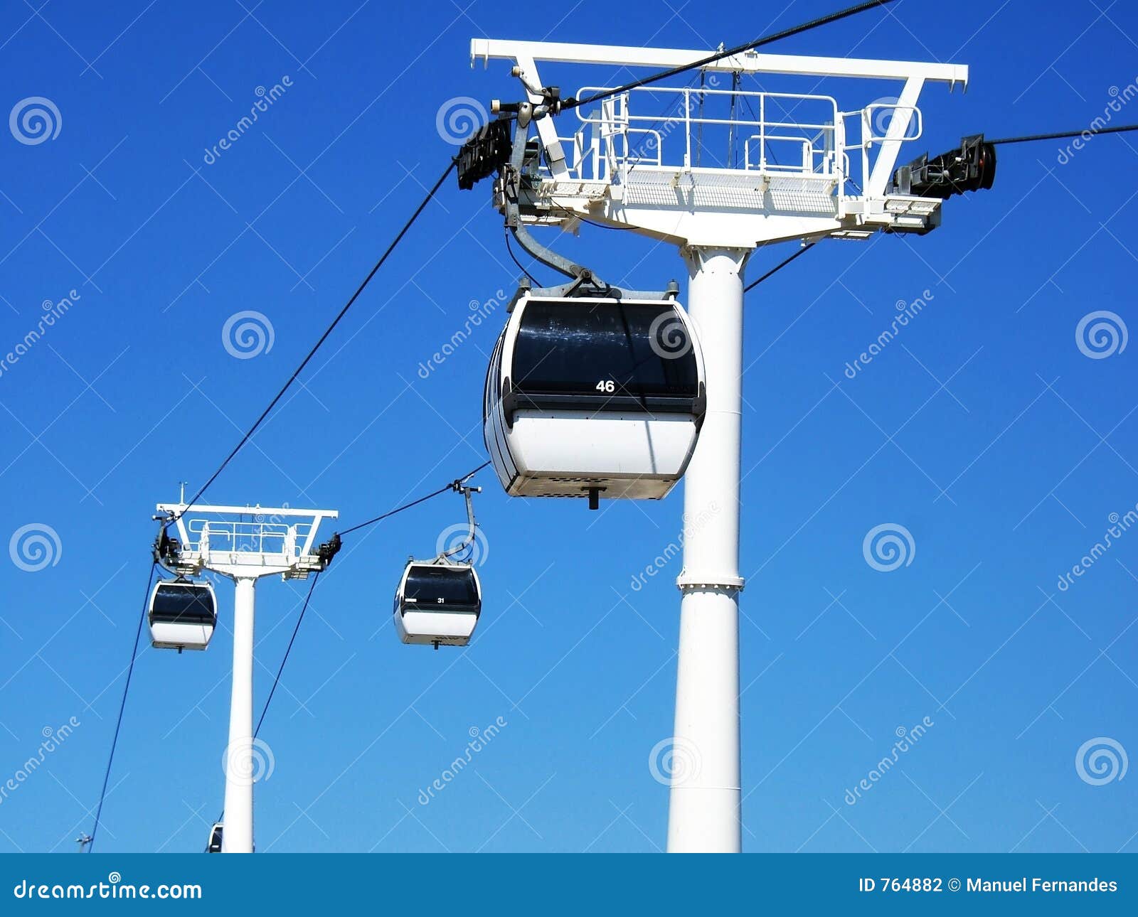 Cable ferry stock photo. Image of skyway, snow, tourism - 764882