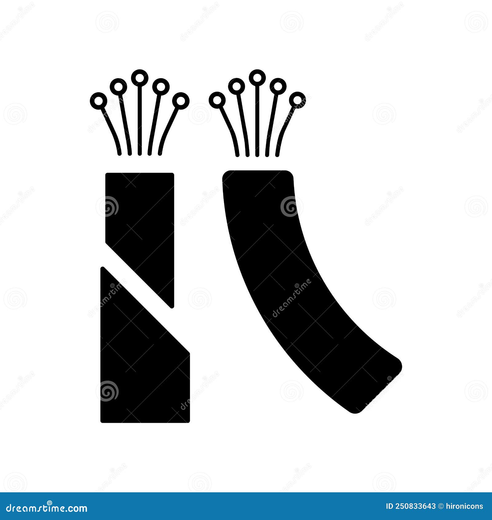 Cable, Fiber, Optic, Optical Icon. Black Vector Graphics Stock Vector ...