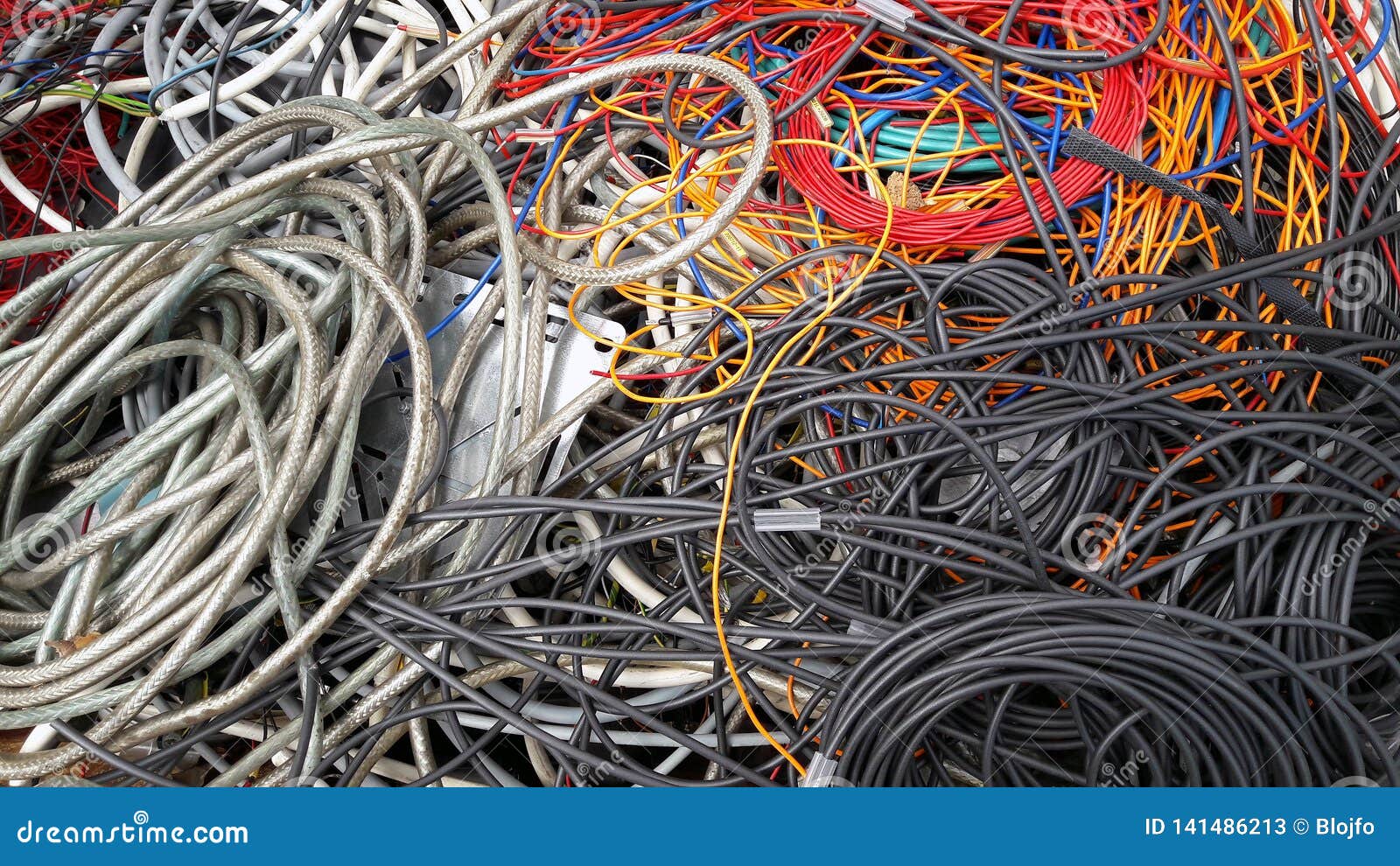 Cable harness stock image. Image of connection, wire - 141486213