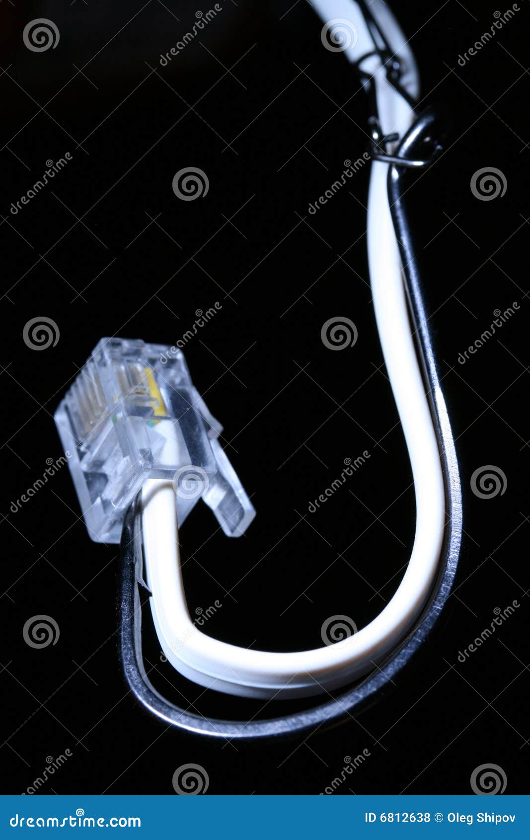 Cable and hook stock photo. Image of plug, modem, internet - 6812638