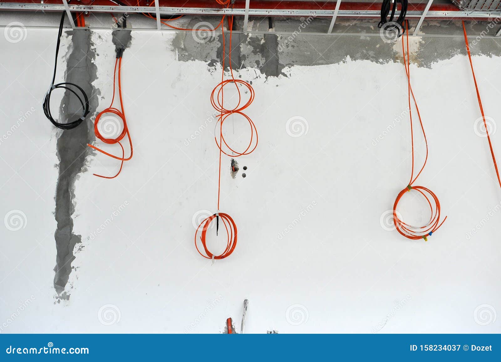 Construction and Installation Background Stock Image - Image of ...