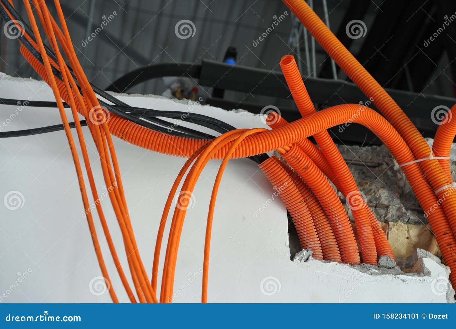 Construction and Installation Background Stock Image - Image of ...