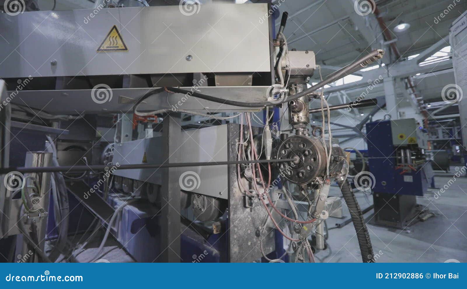 Cable Insulation Process in the Factory. Cable Insulation Machine ...