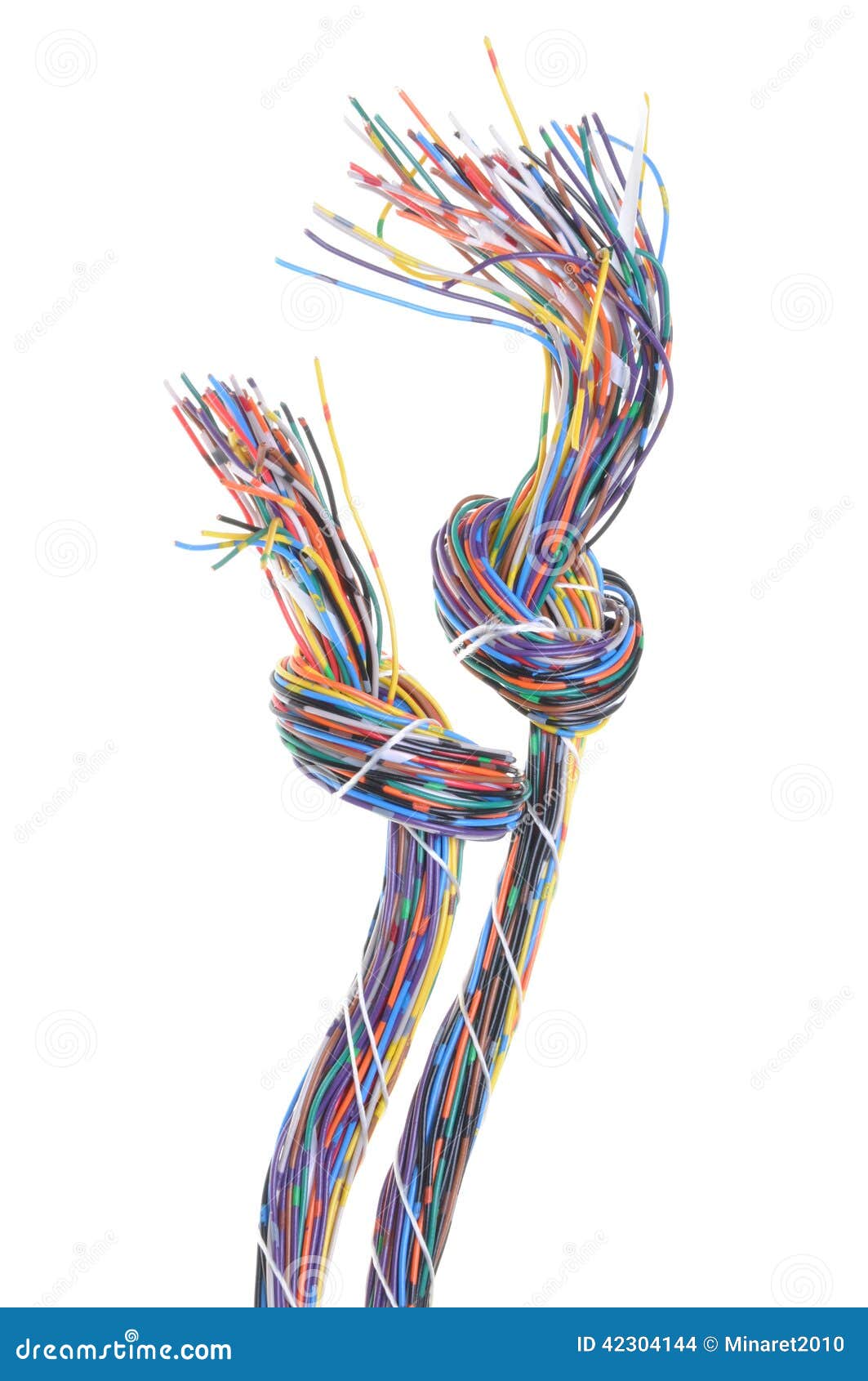 Cable with knot stock photo. Image of loop, communication - 42304144