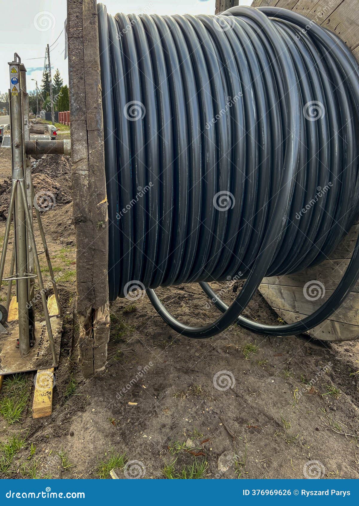 Electrical Network Of High Voltage. Transportation Of Electricity ...