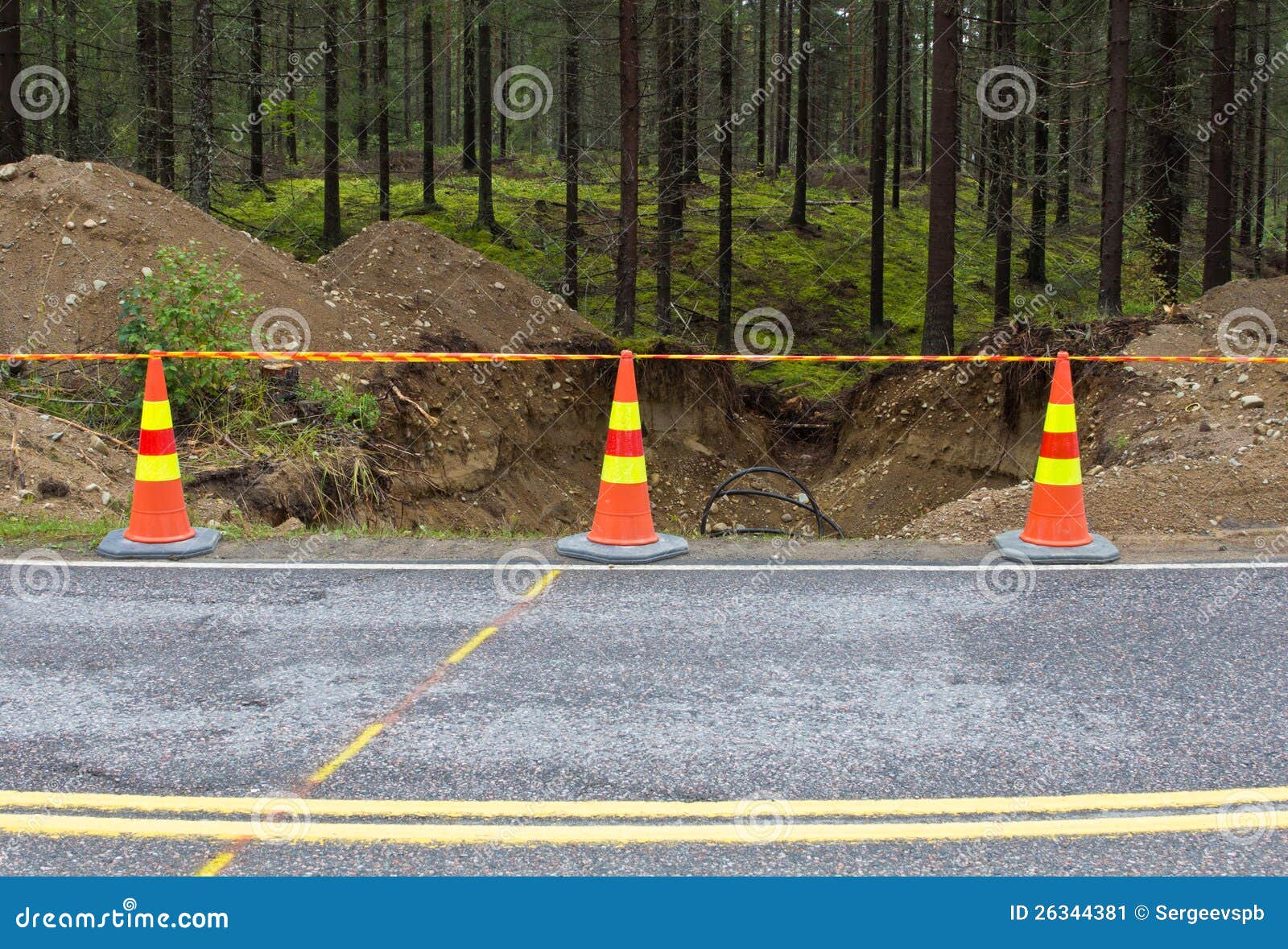 Cable laying stock image. Image of difficulties, business - 26344381
