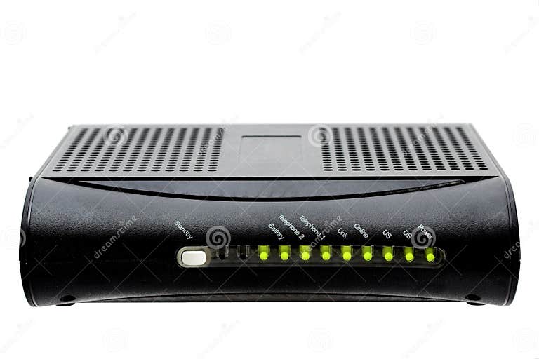 Cable Modem stock photo. Image of isolated, connectivity - 1860184