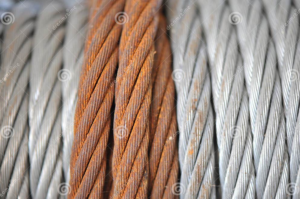 Cable oxidado imagen de archivo. Imagen de viejo, metal - 28276615