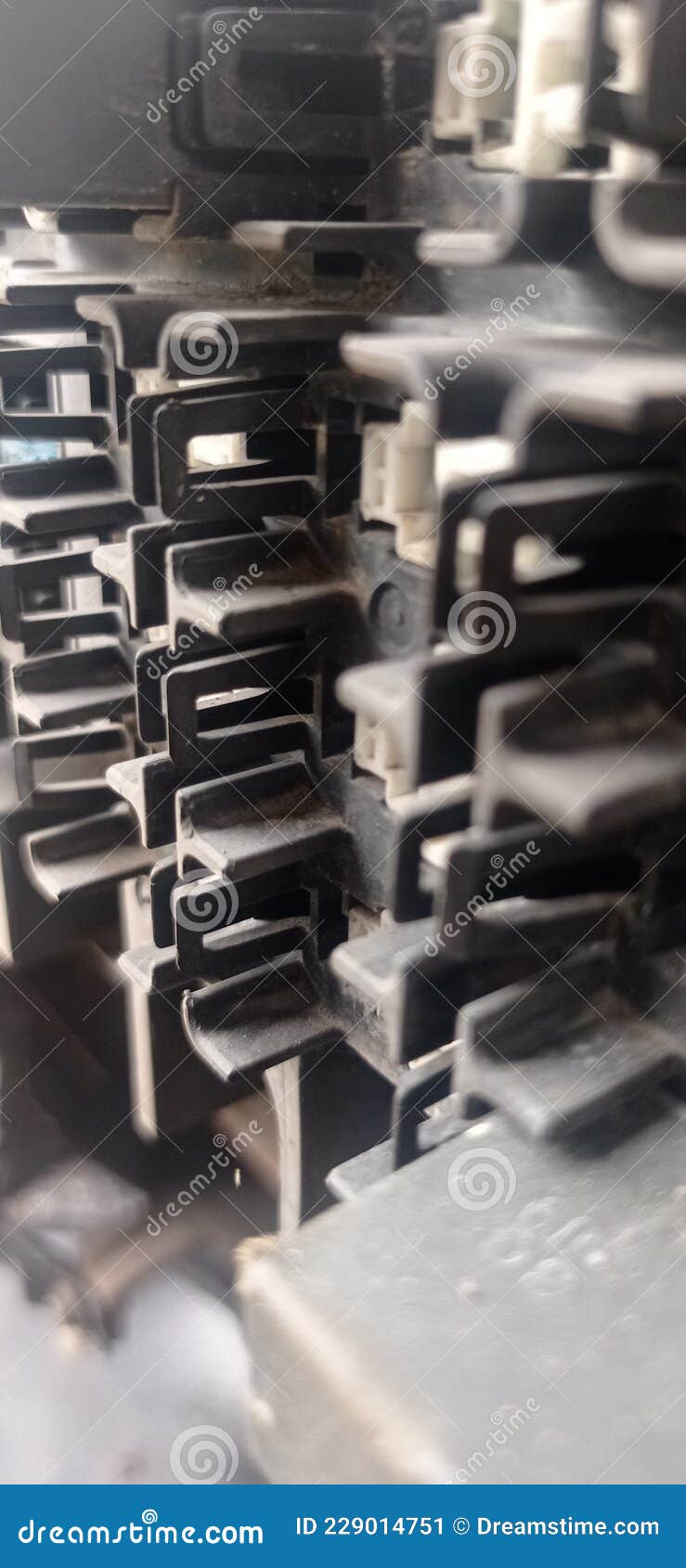 Cable plug line stock image. Image of light, number - 229014751