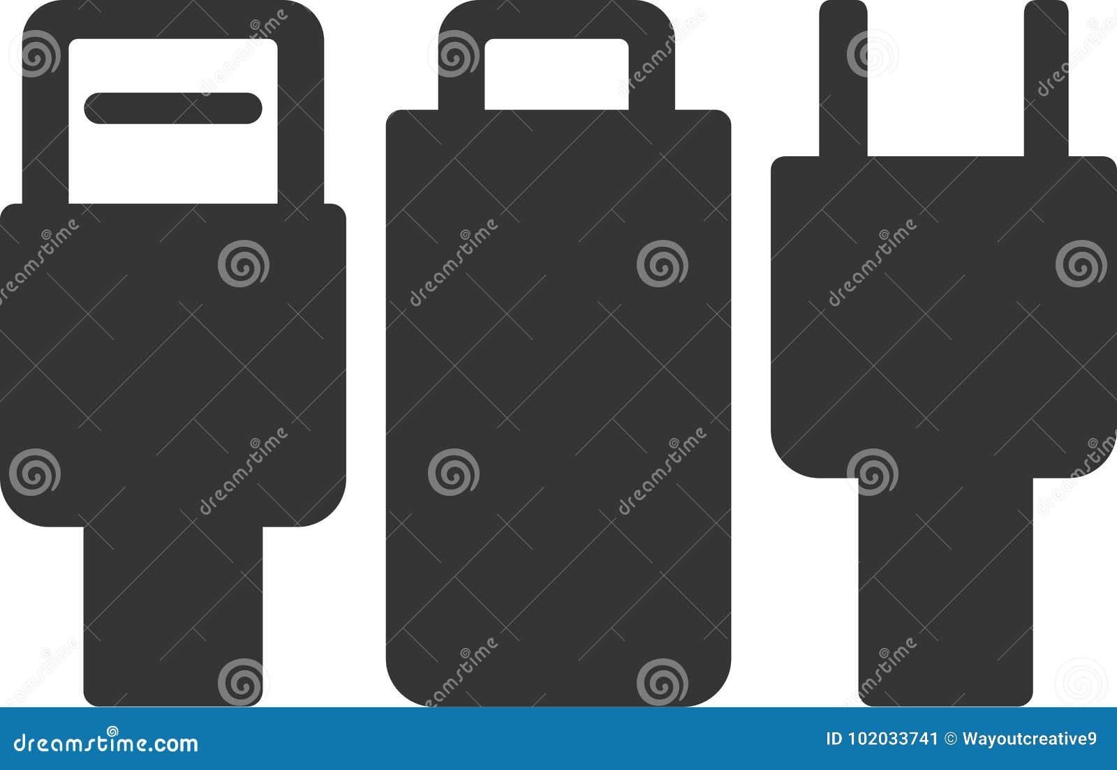 Cable Plugs Set - Tech And Power Connectors Royalty-Free Stock Photo ...