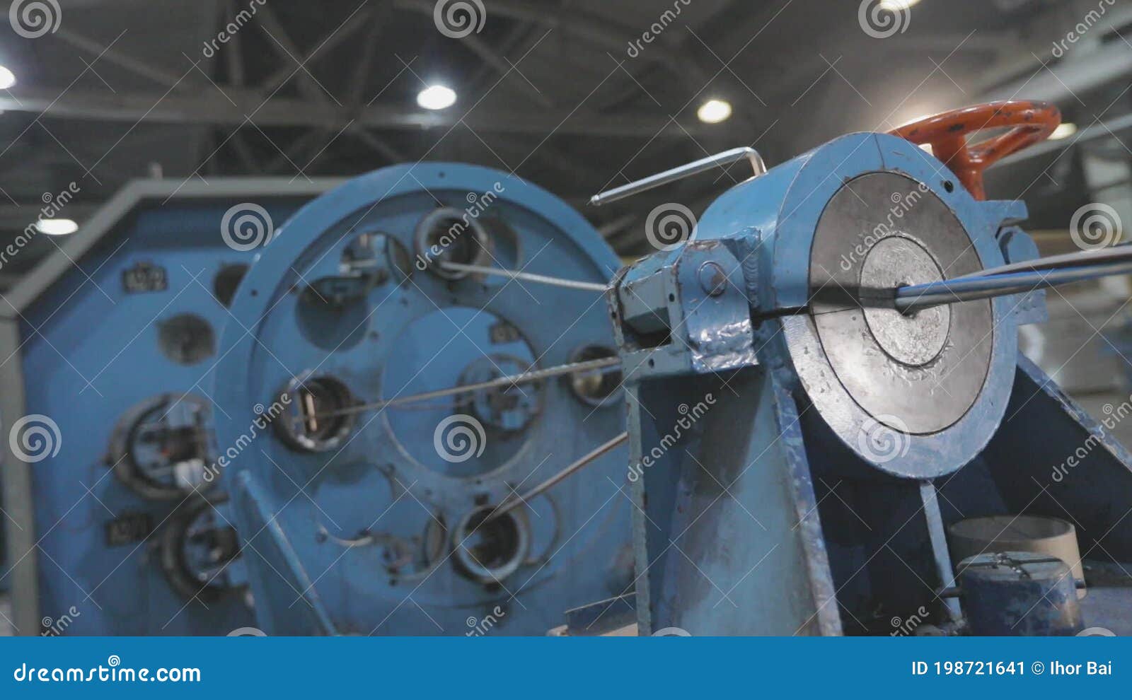 Cable Production Process. Multi-core Cable Weaving Process, Cable ...