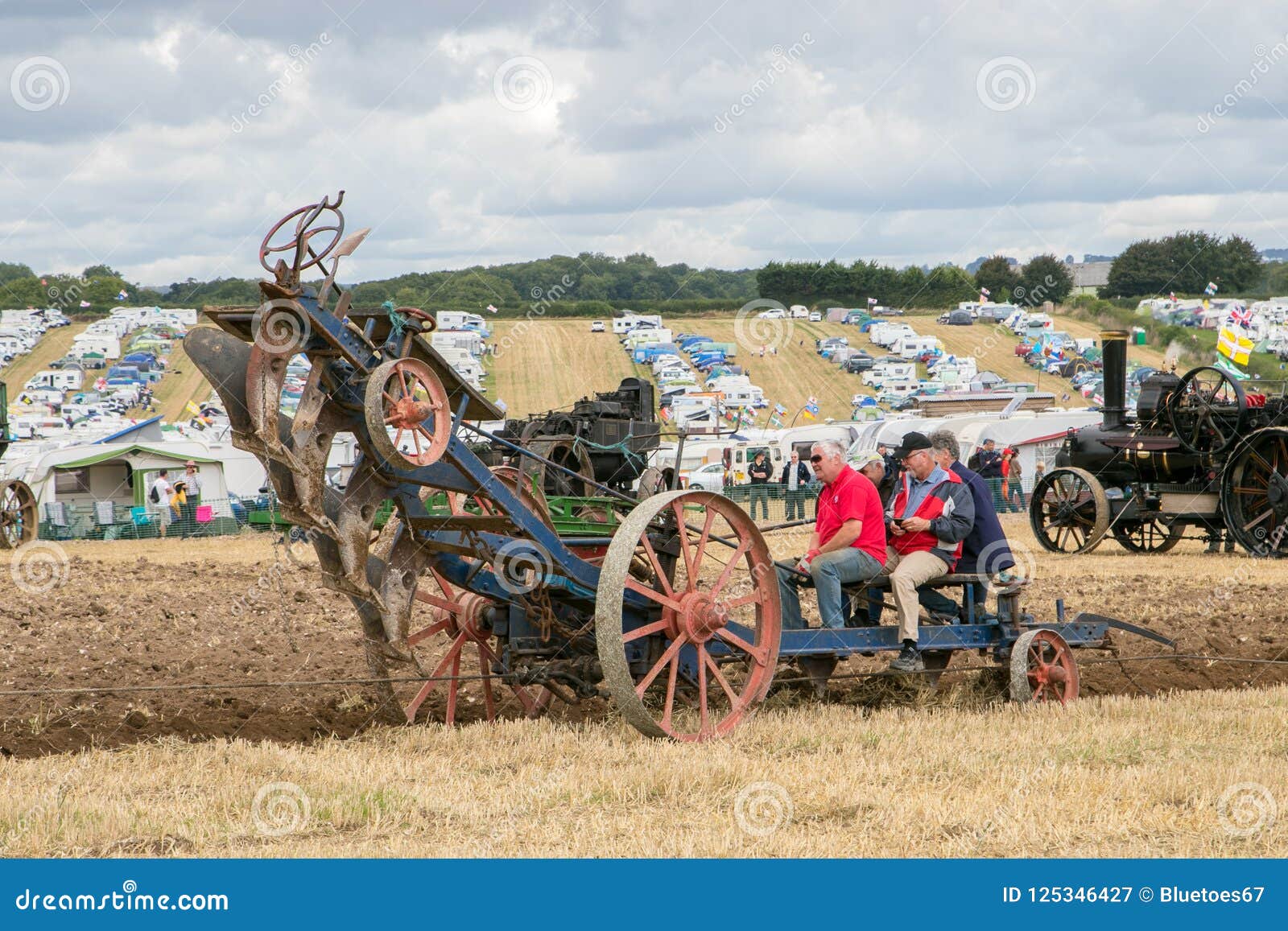 Cable Pulled Plough at Dorset Steam Fair Editorial Photography - Image ...