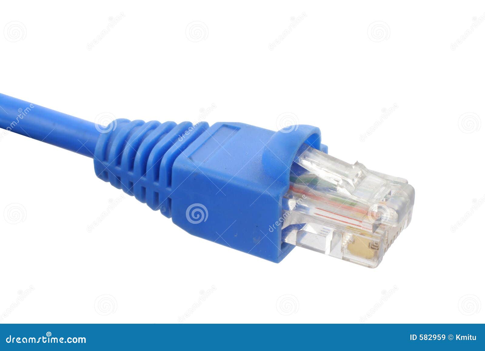 Cable RJ-45 imagen de archivo. Imagen de aislado, internet - 582959